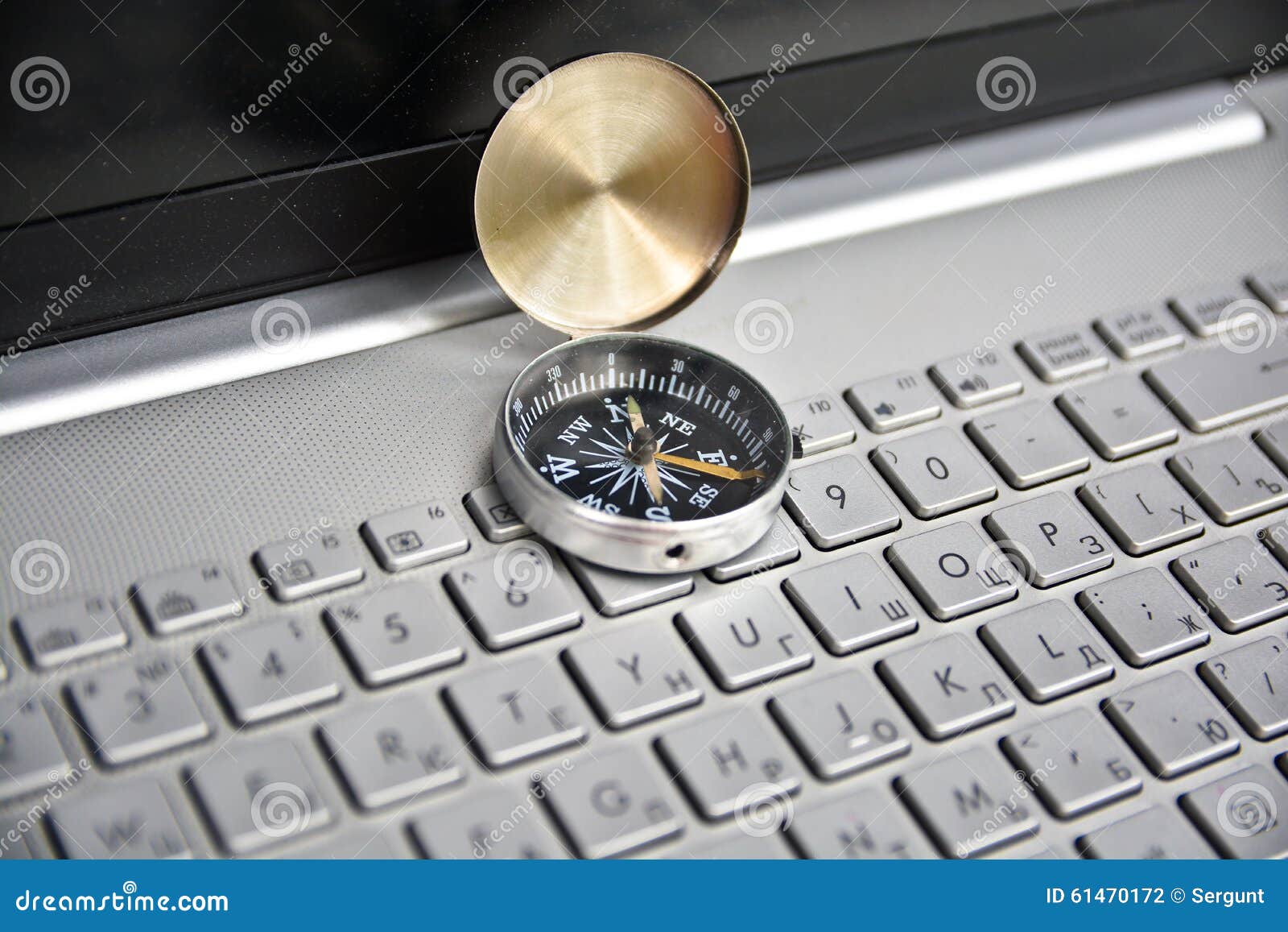 Navigation on the Internet! Stock Photo - Image of destinations ...