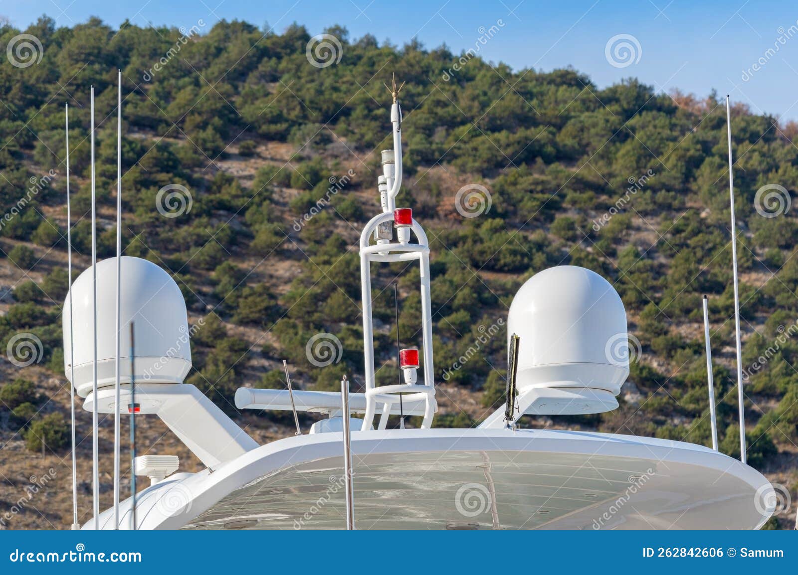Navigation Lights on a Ship Stock Photo - Image of nature, coast: 262842606