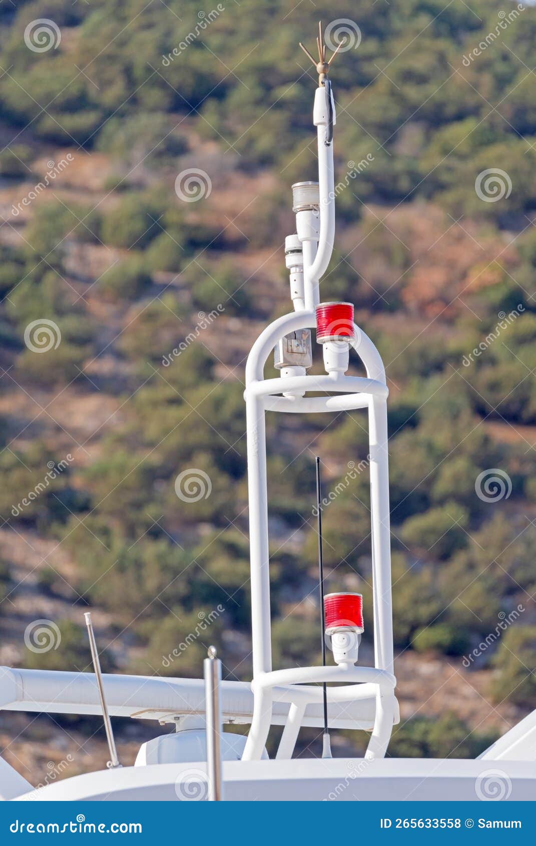 Navigation Lights on a Ship Stock Photo - Image of coast, safety: 265633558