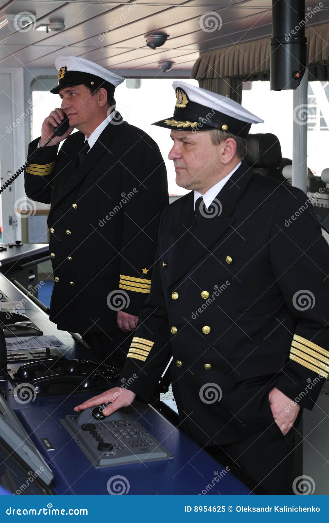 Navigation officers stock image. Image of captain, plot - 8954625