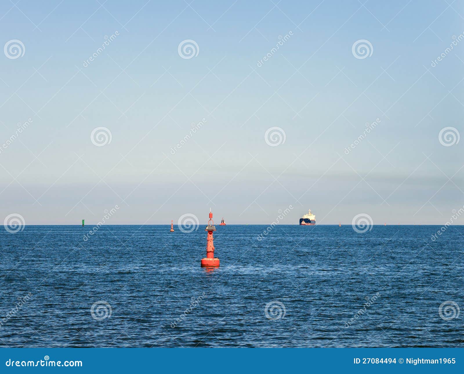 Navigation at sea stock photo. Image of delivery, fairway - 27084494