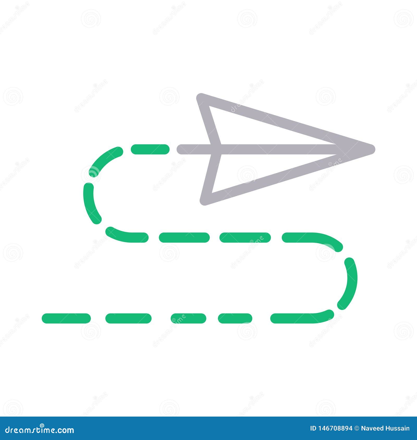 Navigation Thin Line Color Vector Icon Stock Vector - Illustration of ...