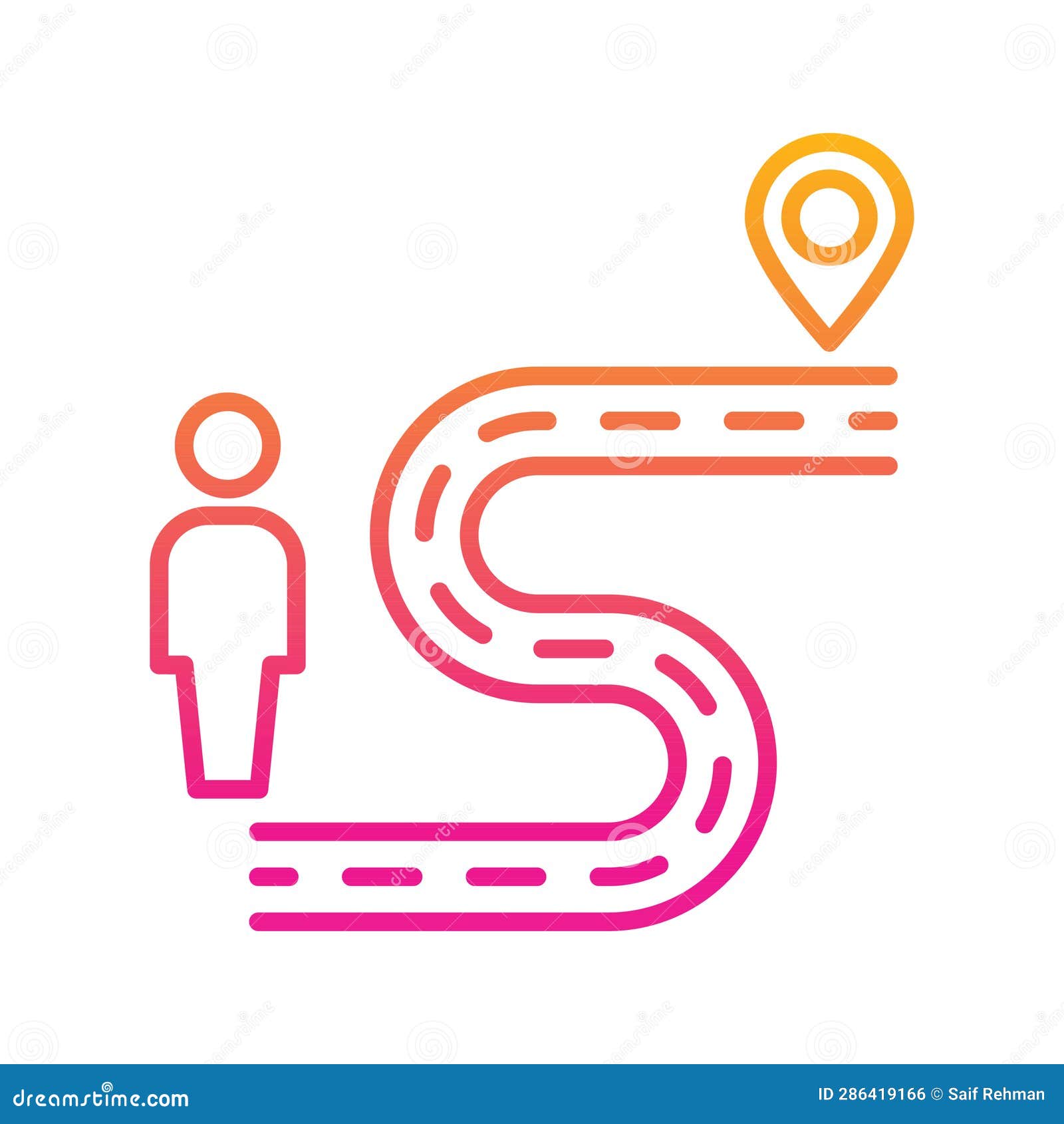 Destination Vector Gradient Icon Style Illustration. Eps 10 File Stock ...