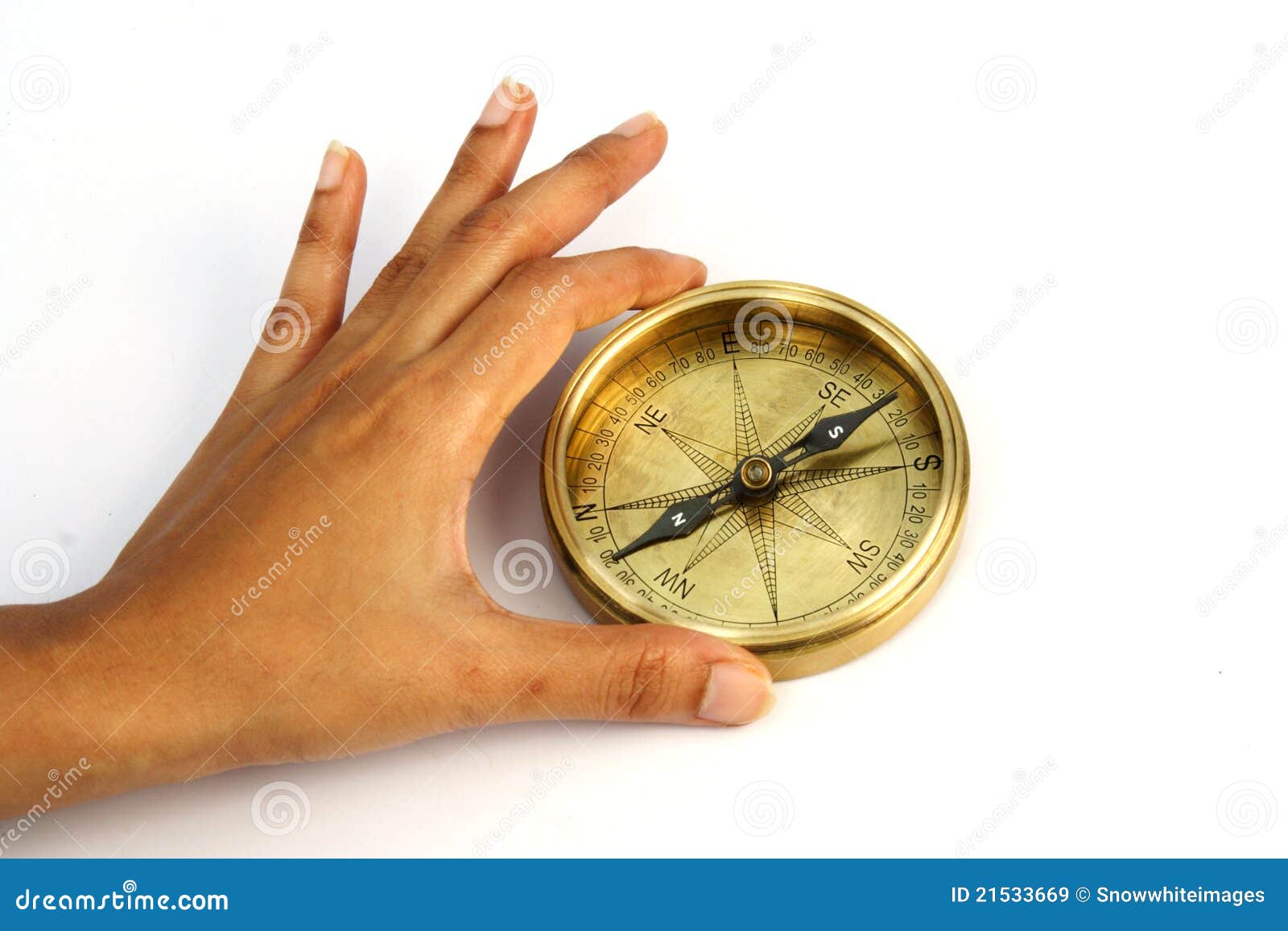 Navigational compass stock image. Image of forward, east - 21533669