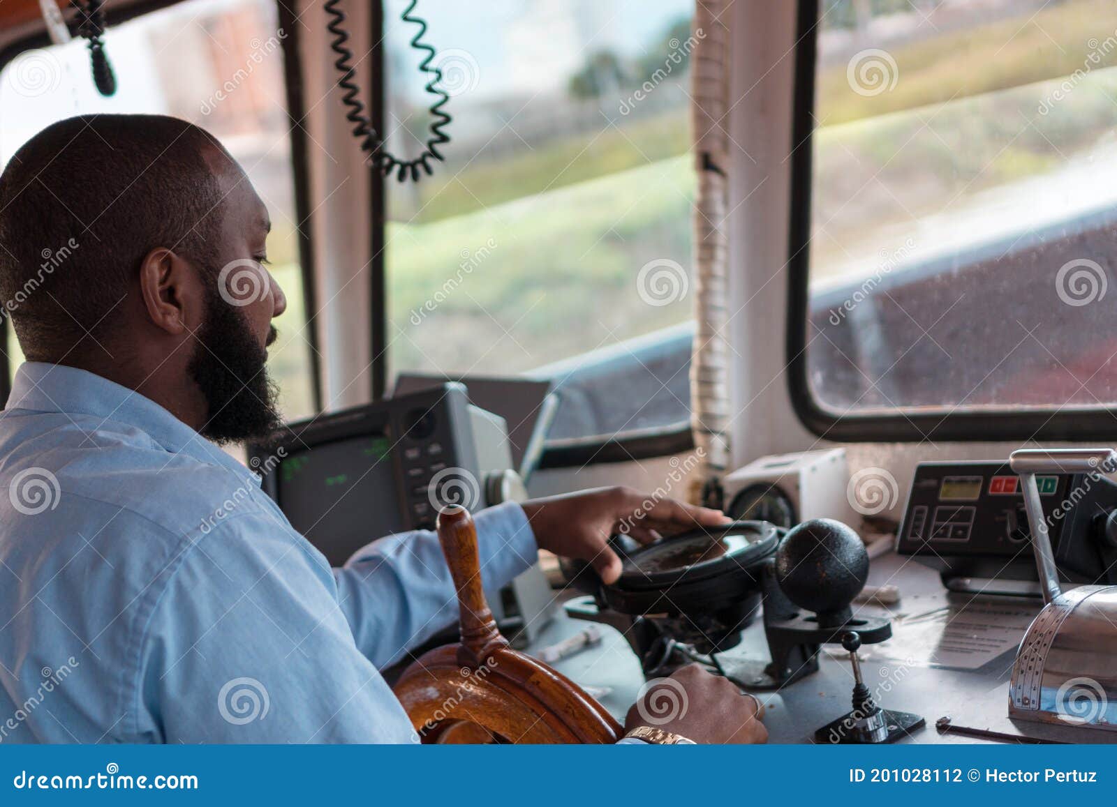 Navigator, Pilot, Captain Part of the Ship`s Crew that Performs daily ...