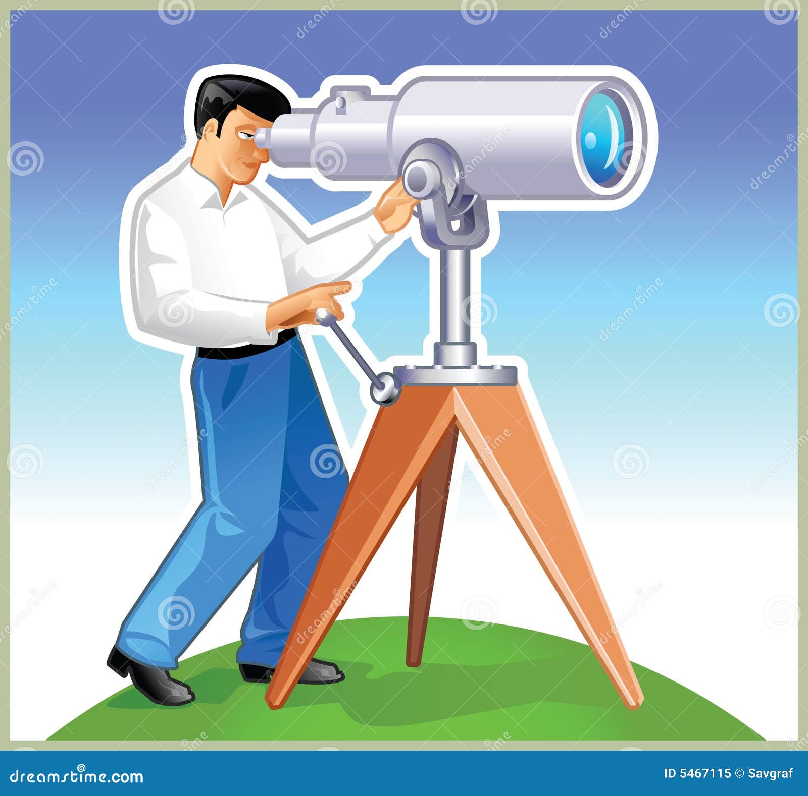 Navigatore illustrazione vettoriale. Illustrazione di uomo - 5467115