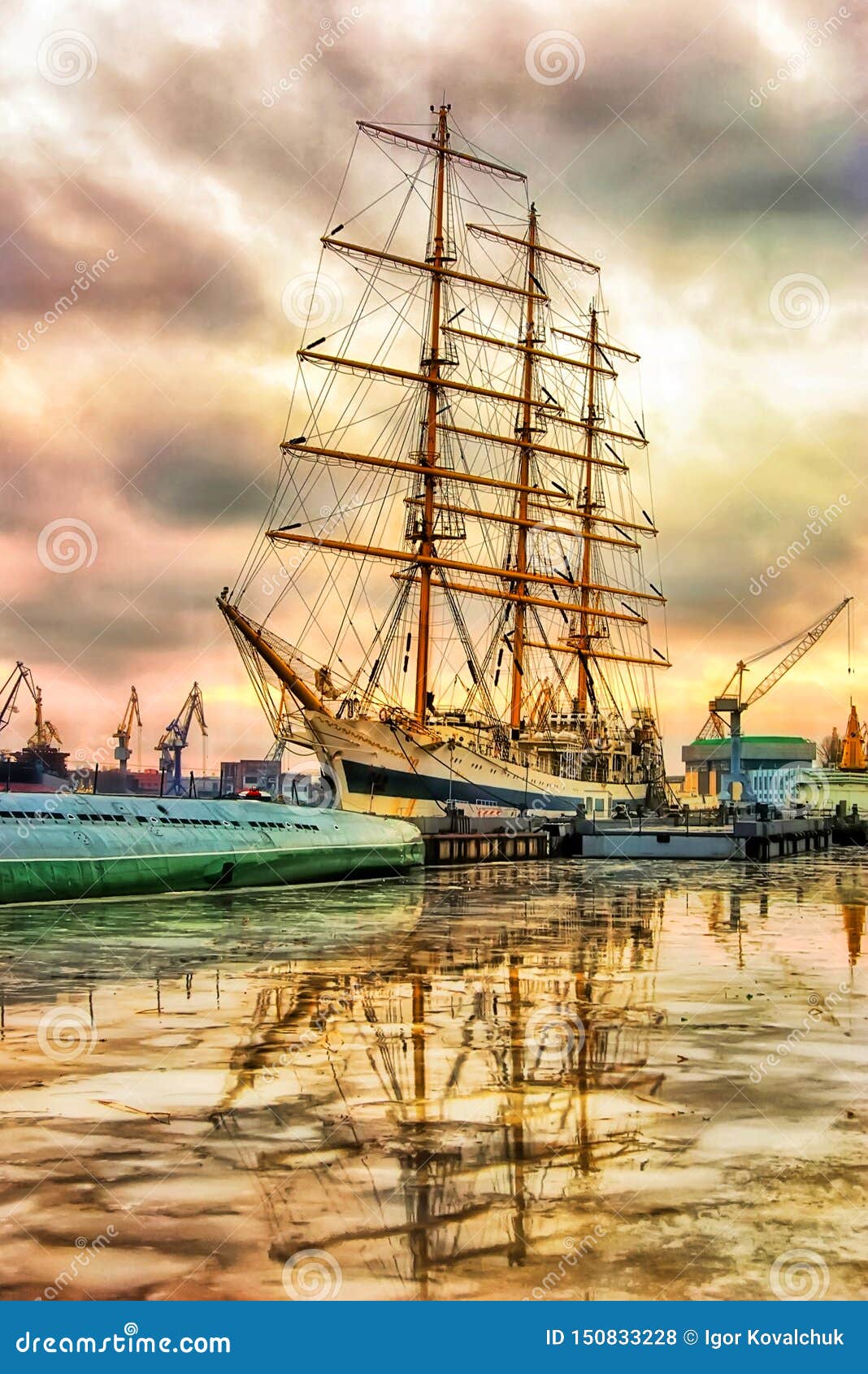 Navio antigo foto de stock. Imagem de plataforma, majestoso - 150833228