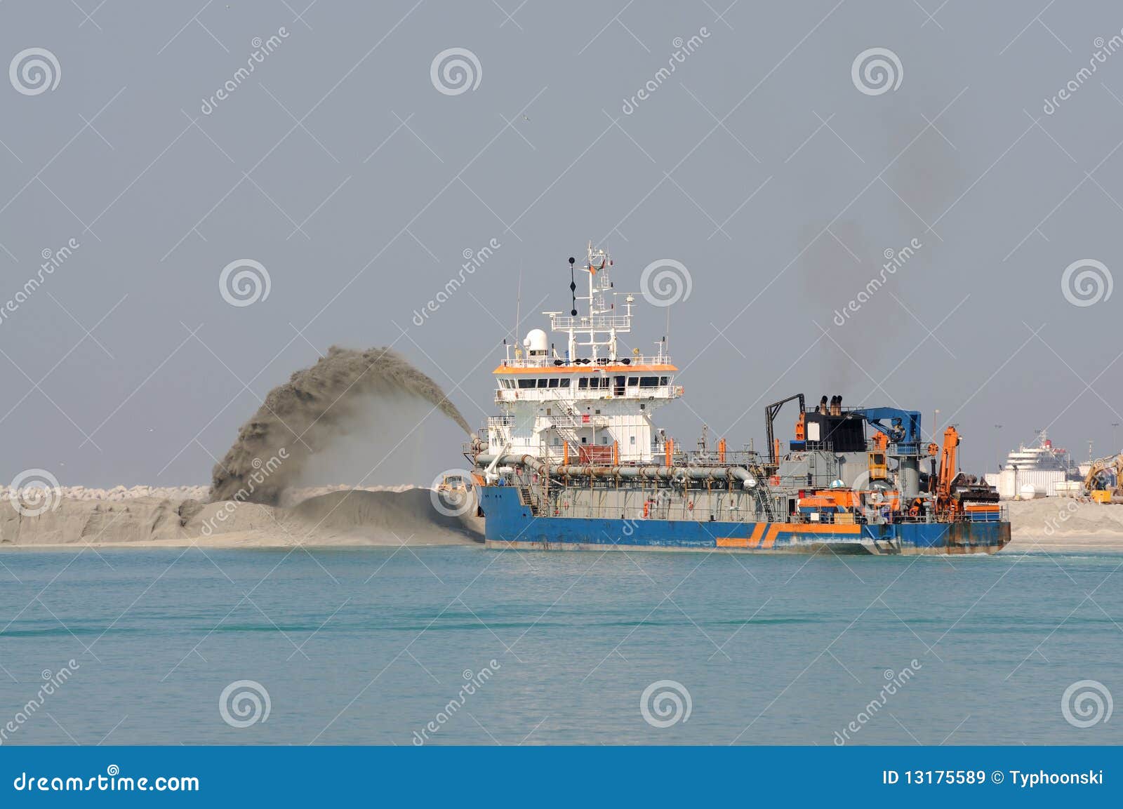 Navio especial da draga imagem de stock. Imagem de unido - 13175589