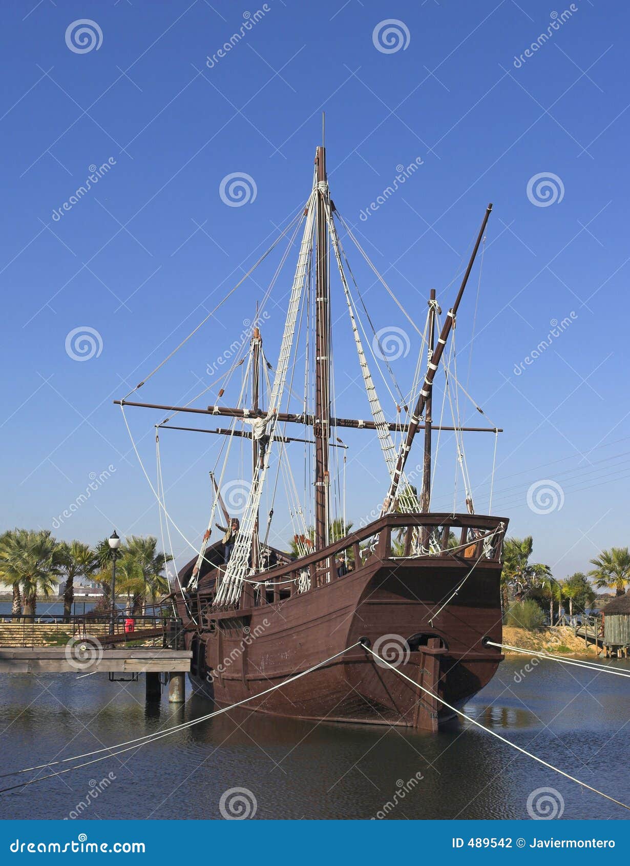 Navios De Christopher Columbo Foto de Stock - Imagem de américa, bico ...