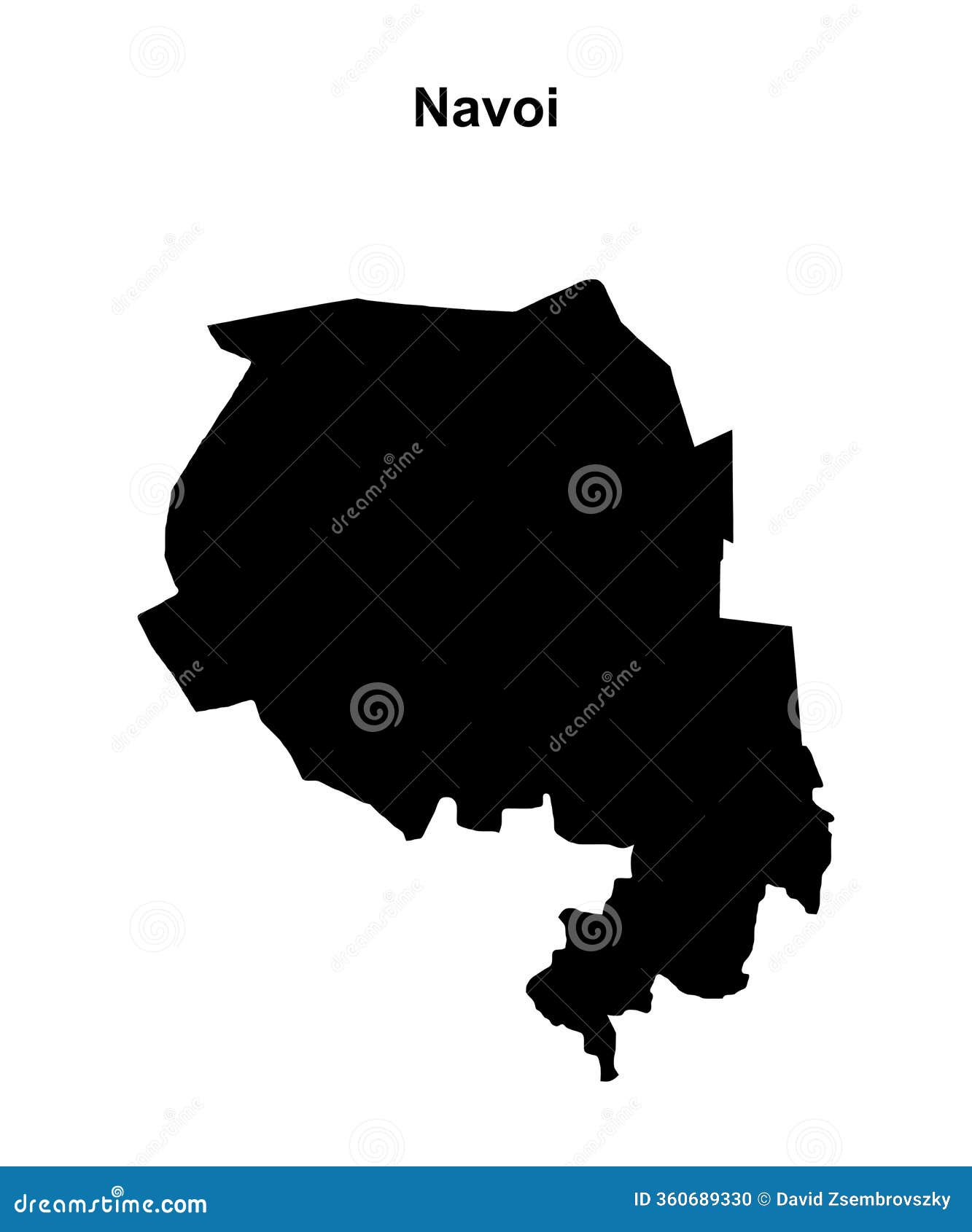 Navoi outline map stock illustration. Illustration of viloyat - 360689330