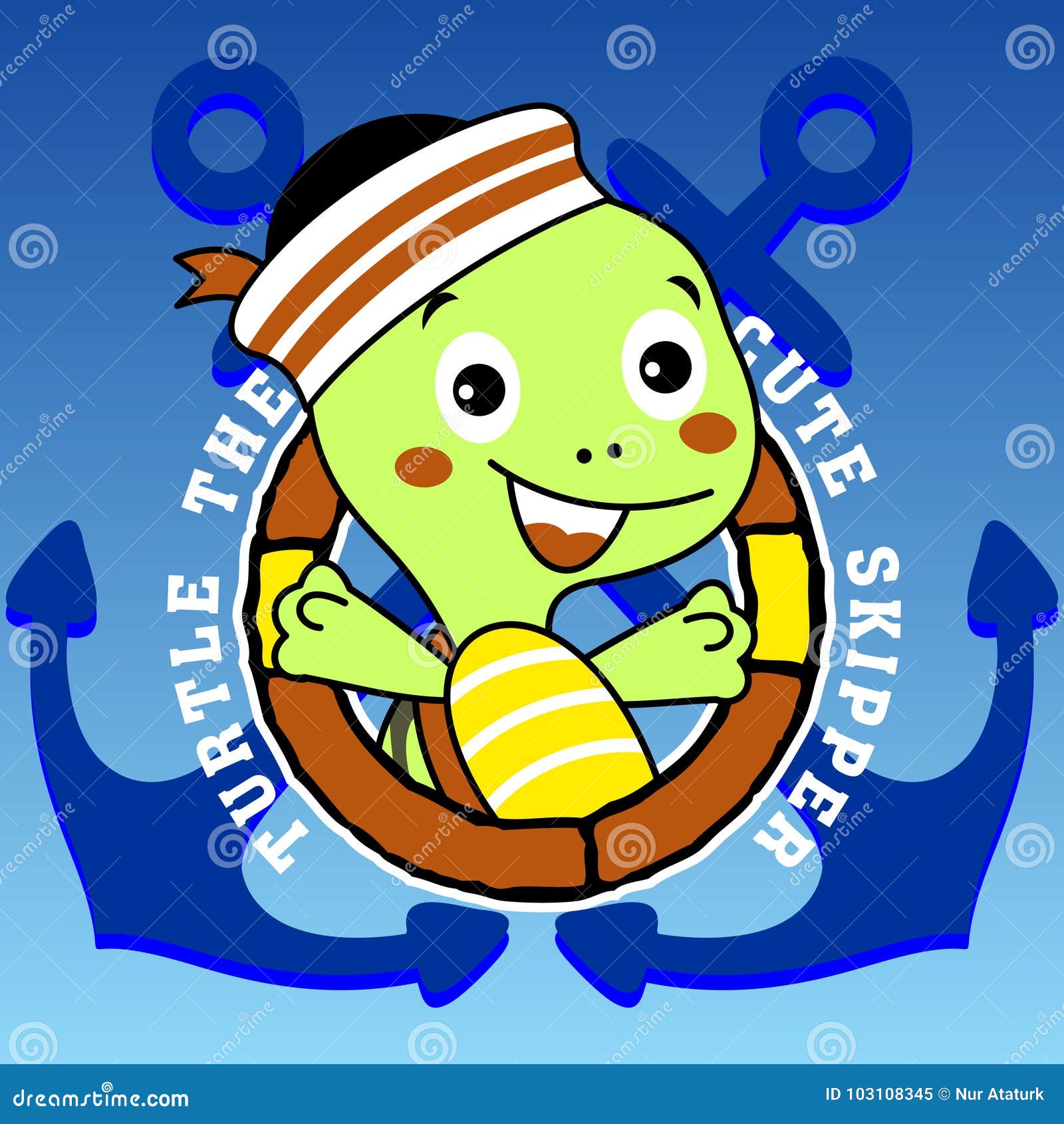 Navy Army Cartoon Vector | CartoonDealer.com #103108345