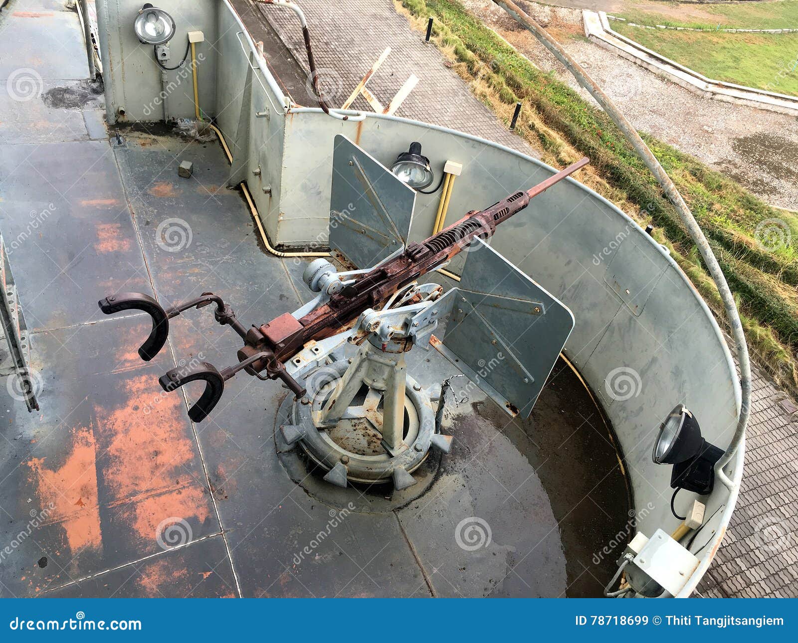 Navy Battle Ship Gun Stock Image | CartoonDealer.com #78718699