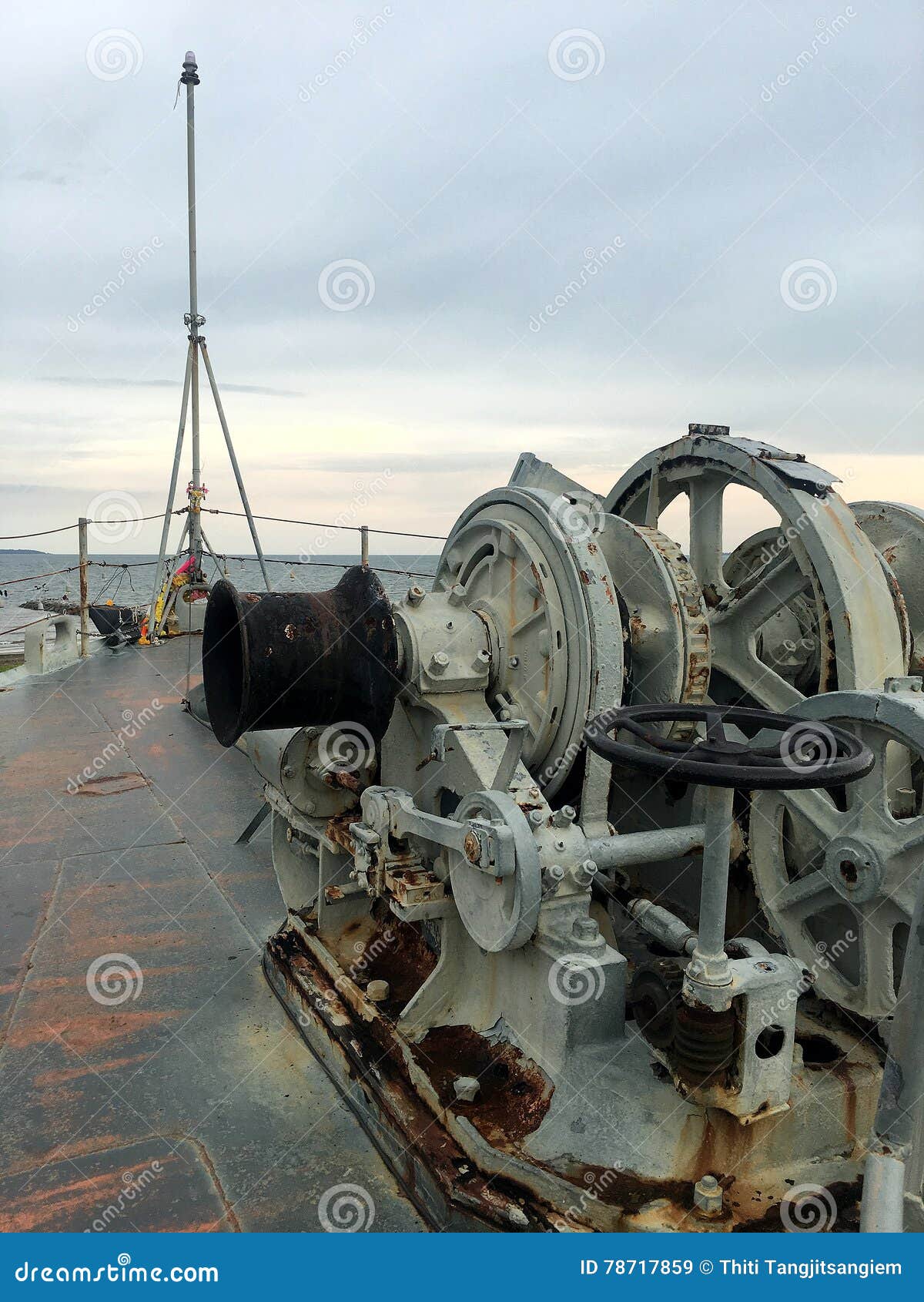Navy Battle Ship Gun Royalty-Free Stock Image | CartoonDealer.com #78718048