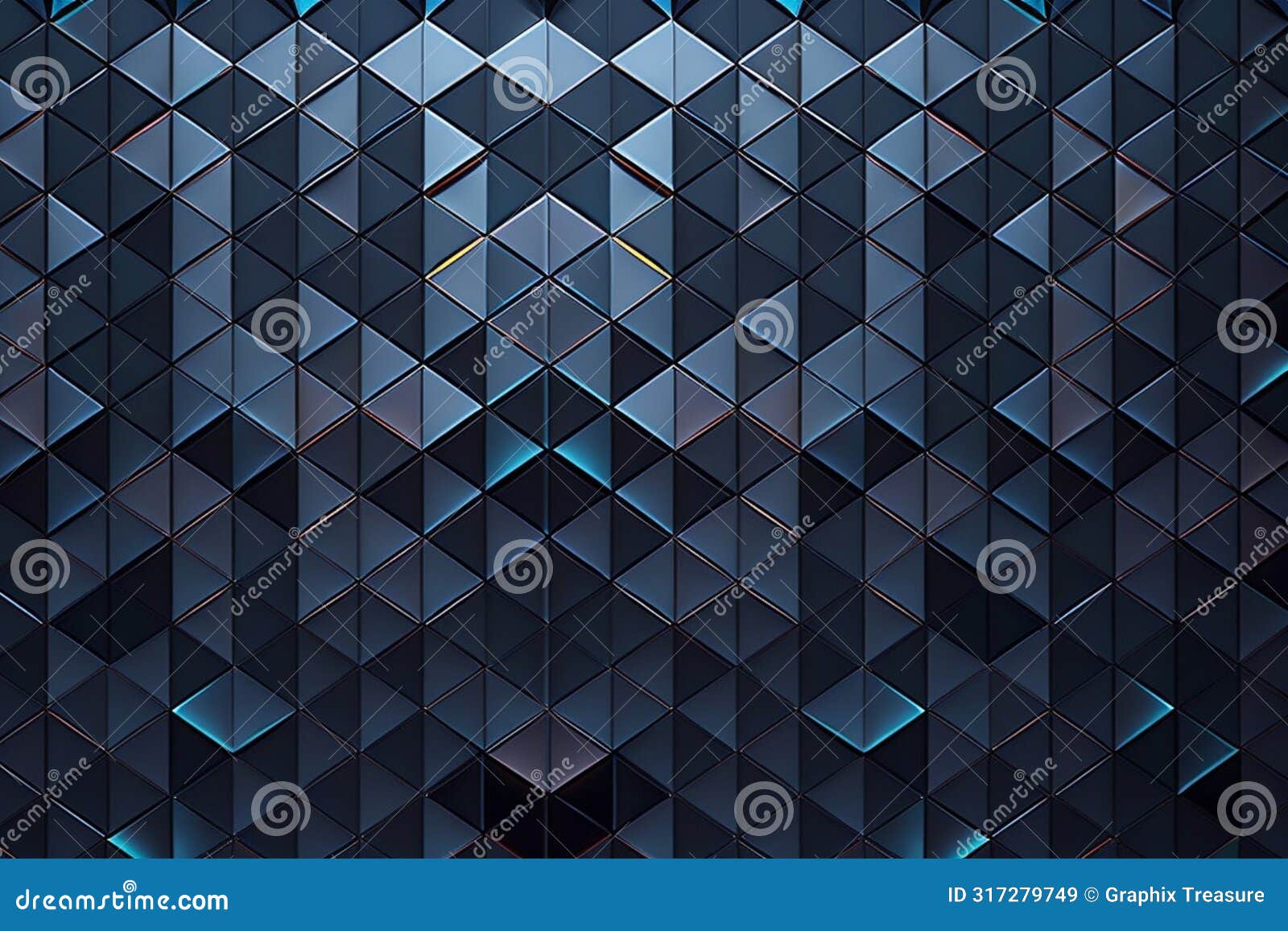 Navy Blue Abstract Background with Geometric Shapes Texture Generative ...