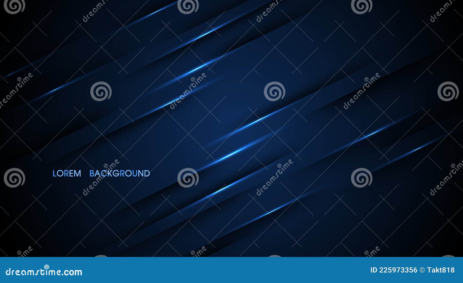 Navy Blue Abstract with Lines Glow Background Stock Vector ...