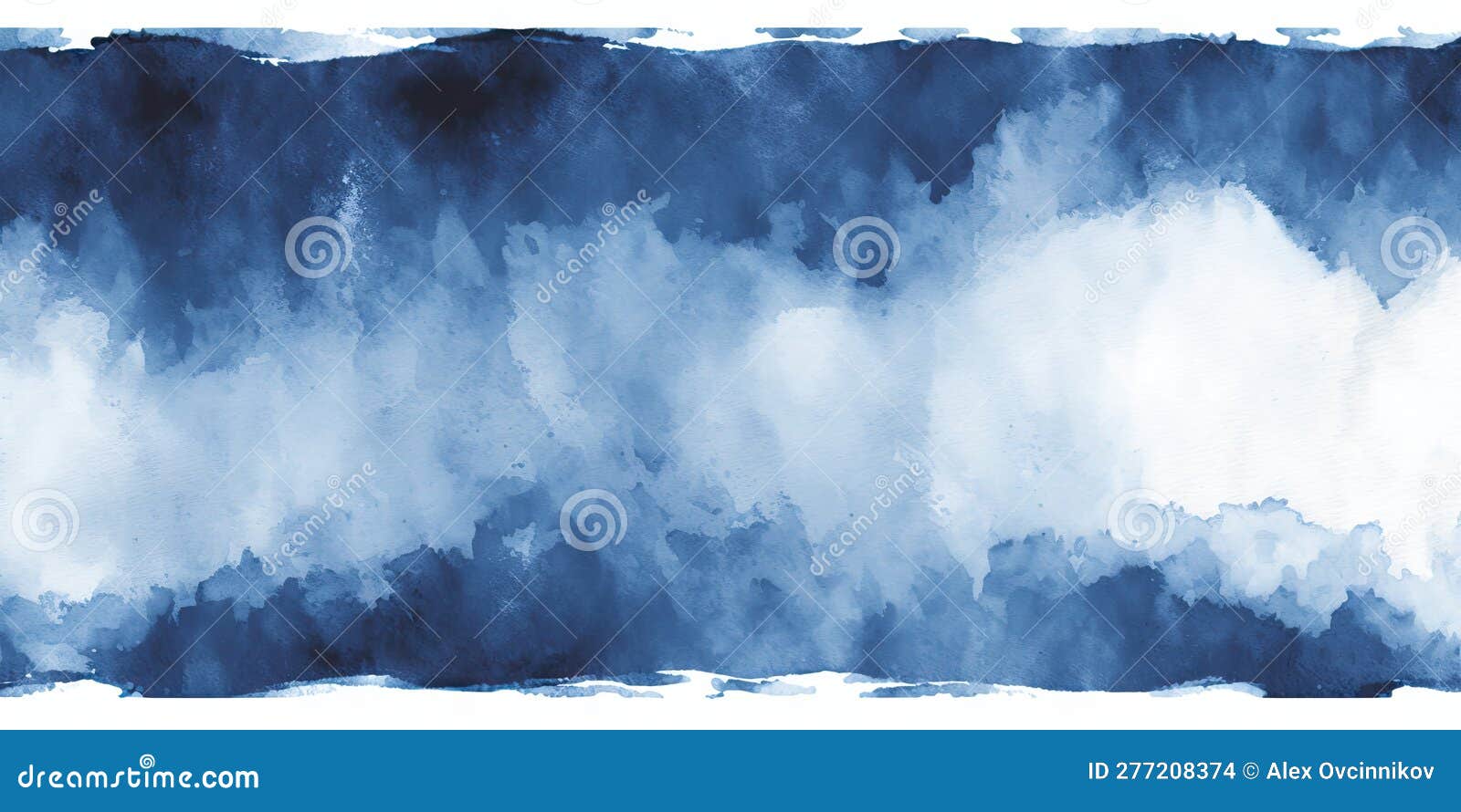 Navy Blue Abstract Watercolor Drawing for Invitations and Posters ...