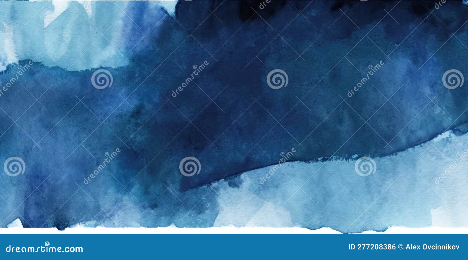 Navy Blue Abstract Watercolor Drawing for Invitations and Posters ...