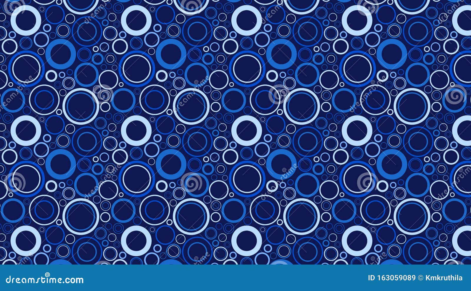 Navy Blue Circle Pattern Design Stock Vector - Illustration of swatches ...
