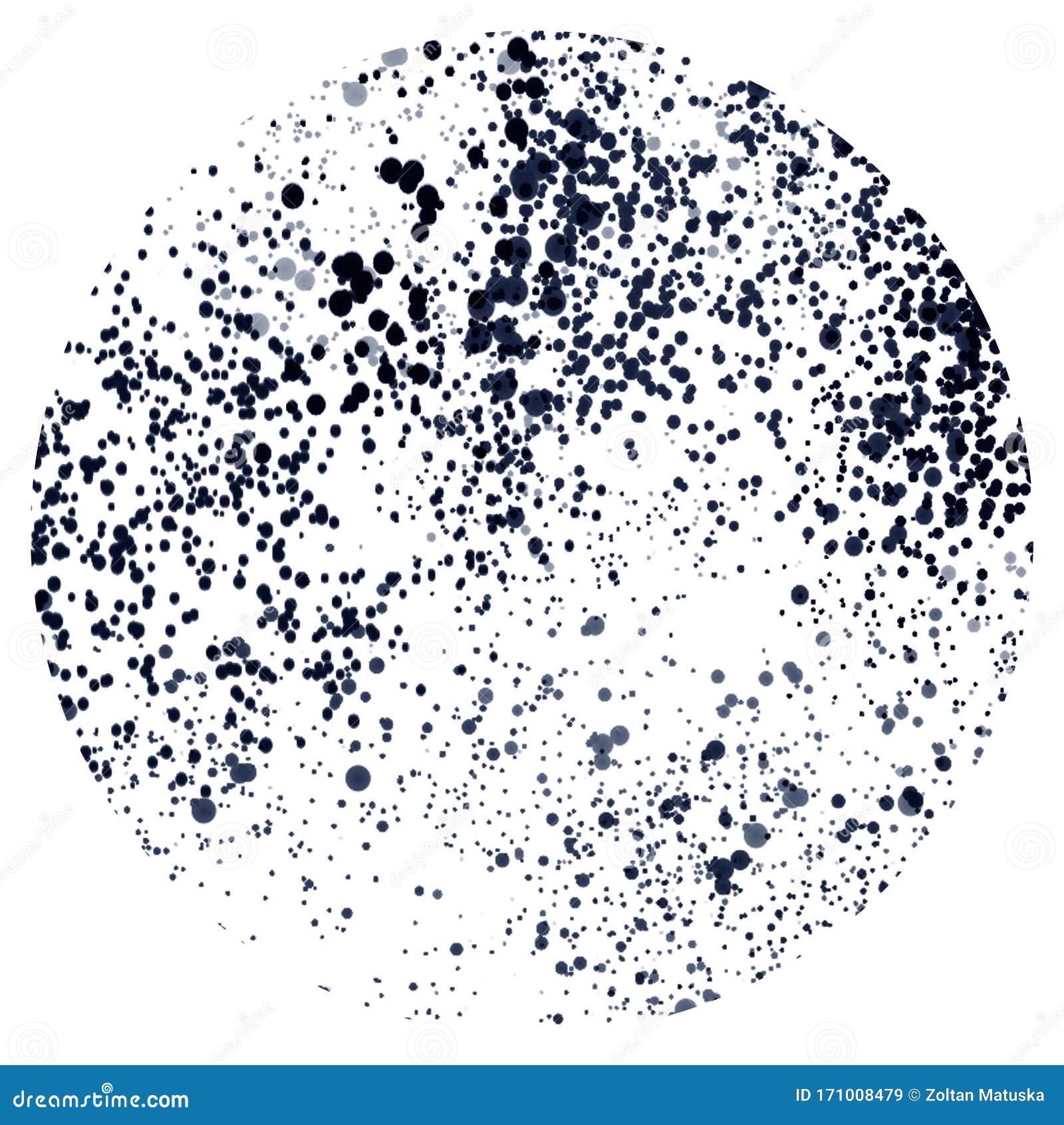 Navy Blue Circle,round Shape, Art Abstract Background, Isolated Web ...