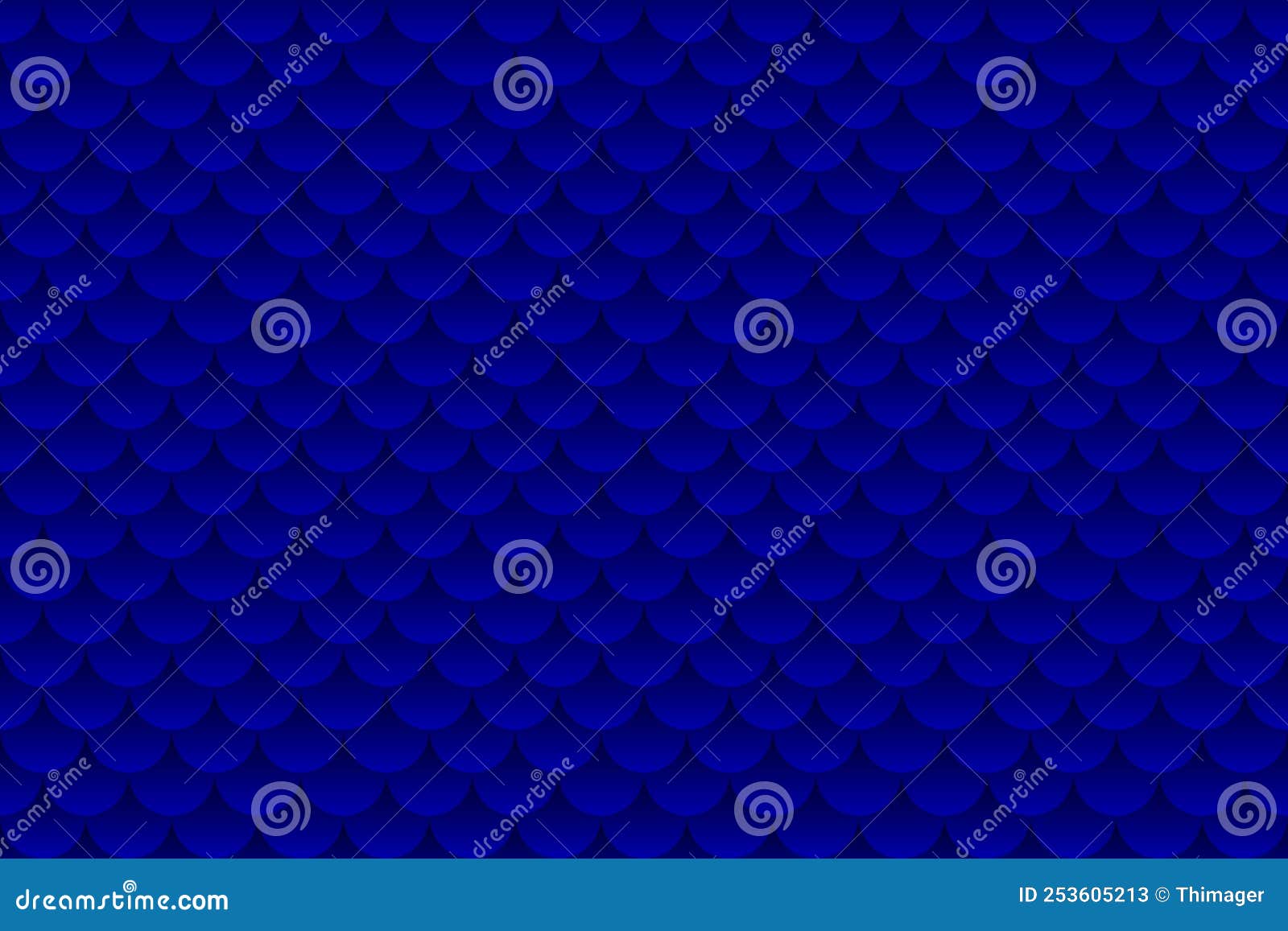 Navy Blue Fish Scales Repat Pattern Background Stock Illustration ...