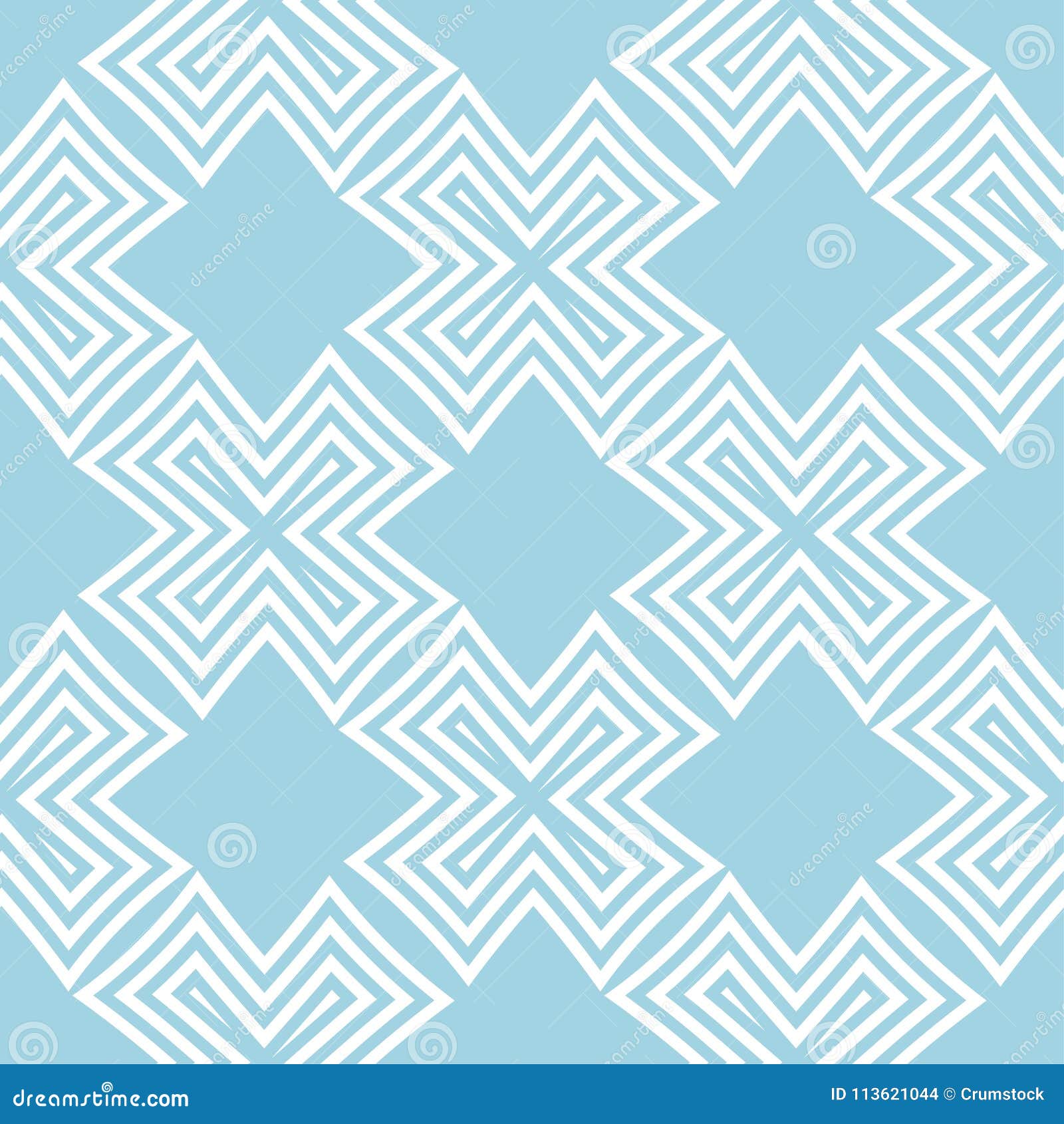 Navy Blue Geometric Ornament. Seamless Pattern Stock Vector ...