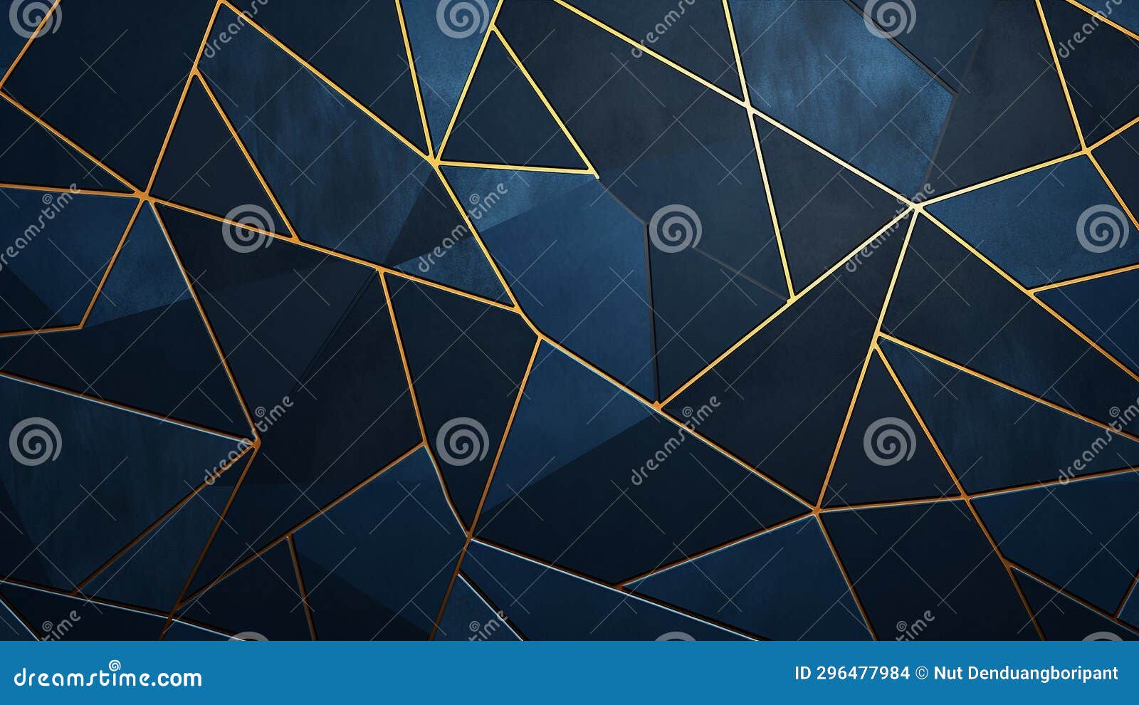Navy Blue and Gold Geometric Lines Abstract Pattern Background Stock ...