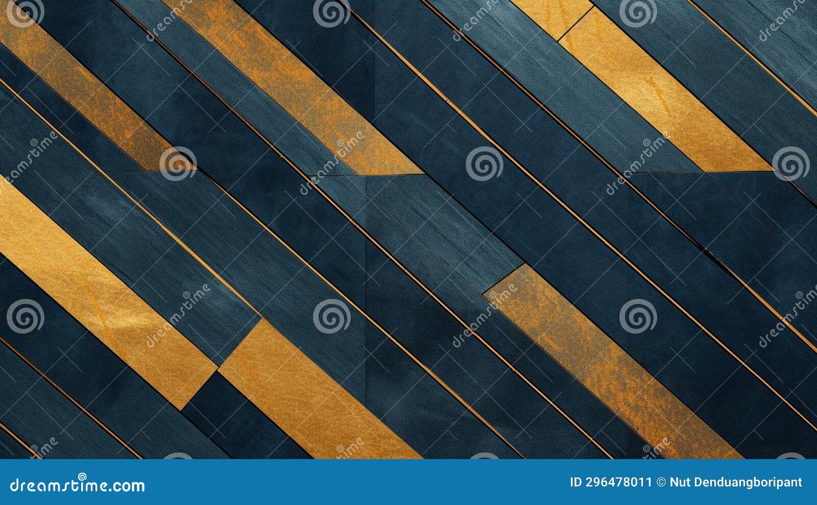 Navy Blue and Gold Geometric Lines Abstract Pattern Background Stock ...