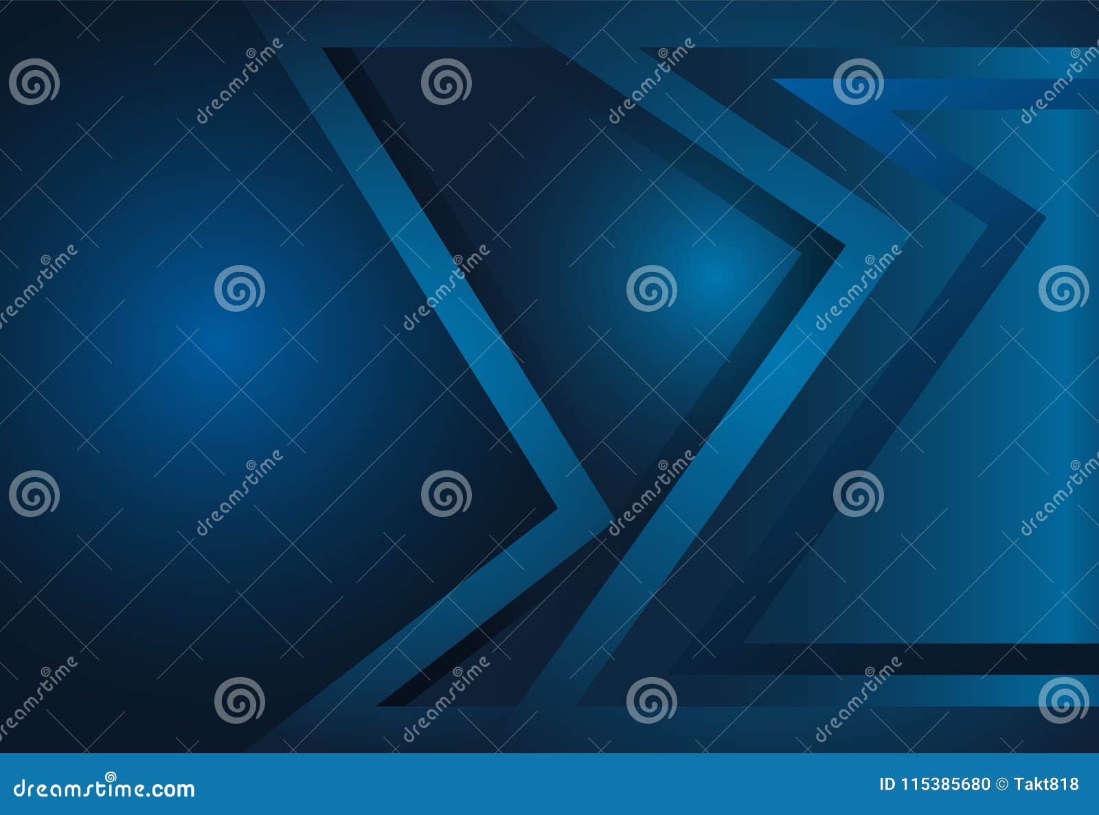 Navy Blue Gradient Geometric Background Material Design Stock Vector ...