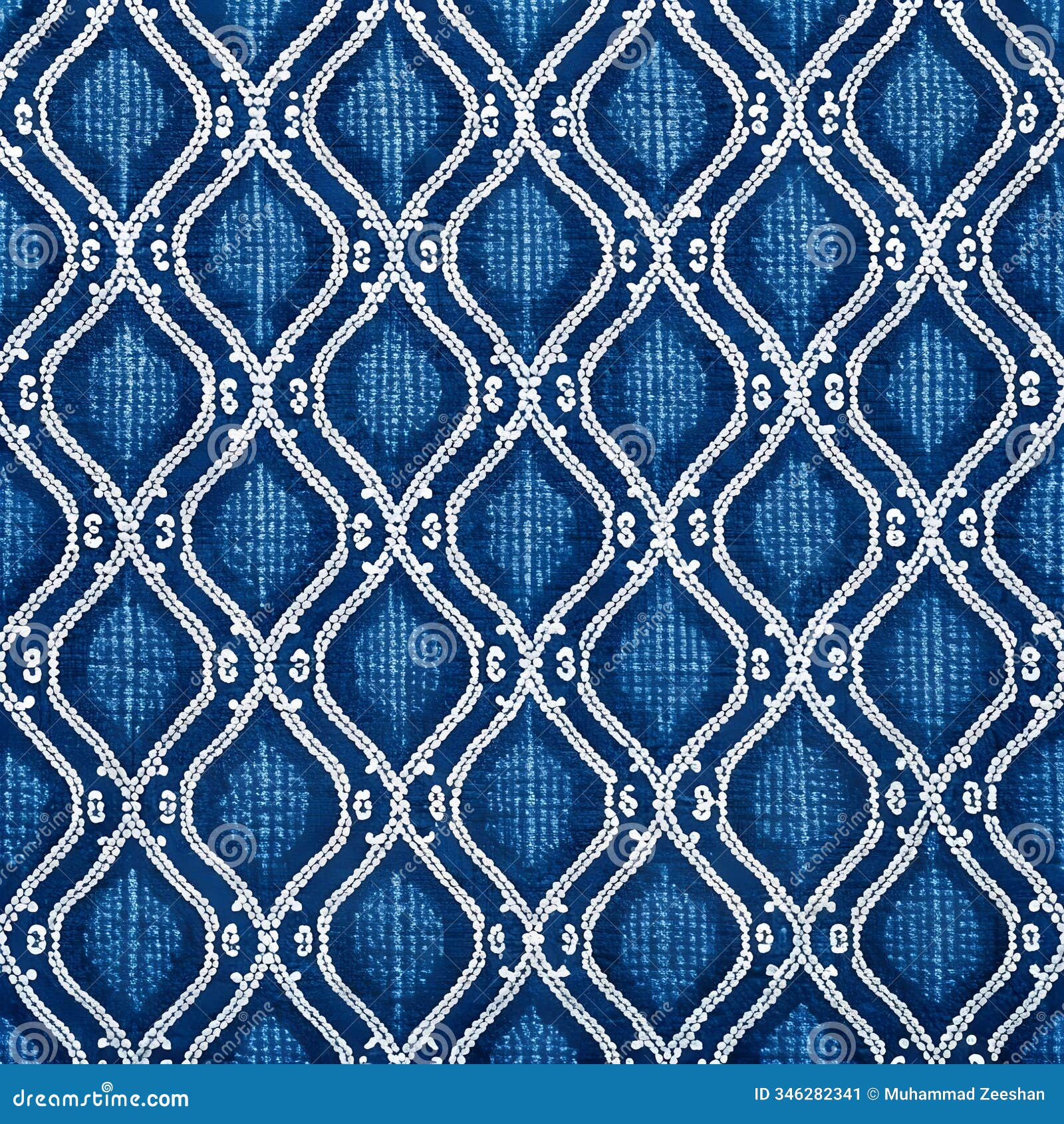 Navy Blue Patterned Fabric Texture or Background Stock Illustration ...