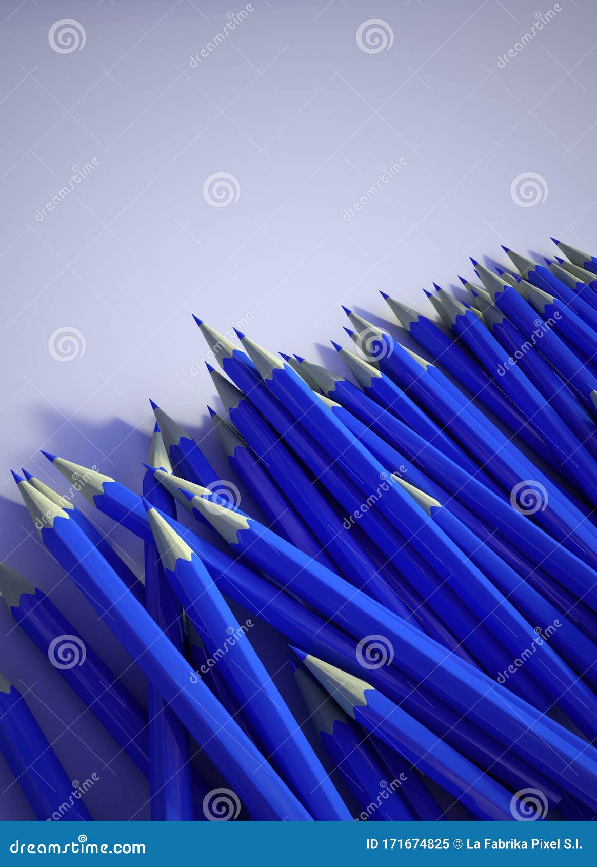 Navy blue pencils stock illustration. Illustration of collection ...