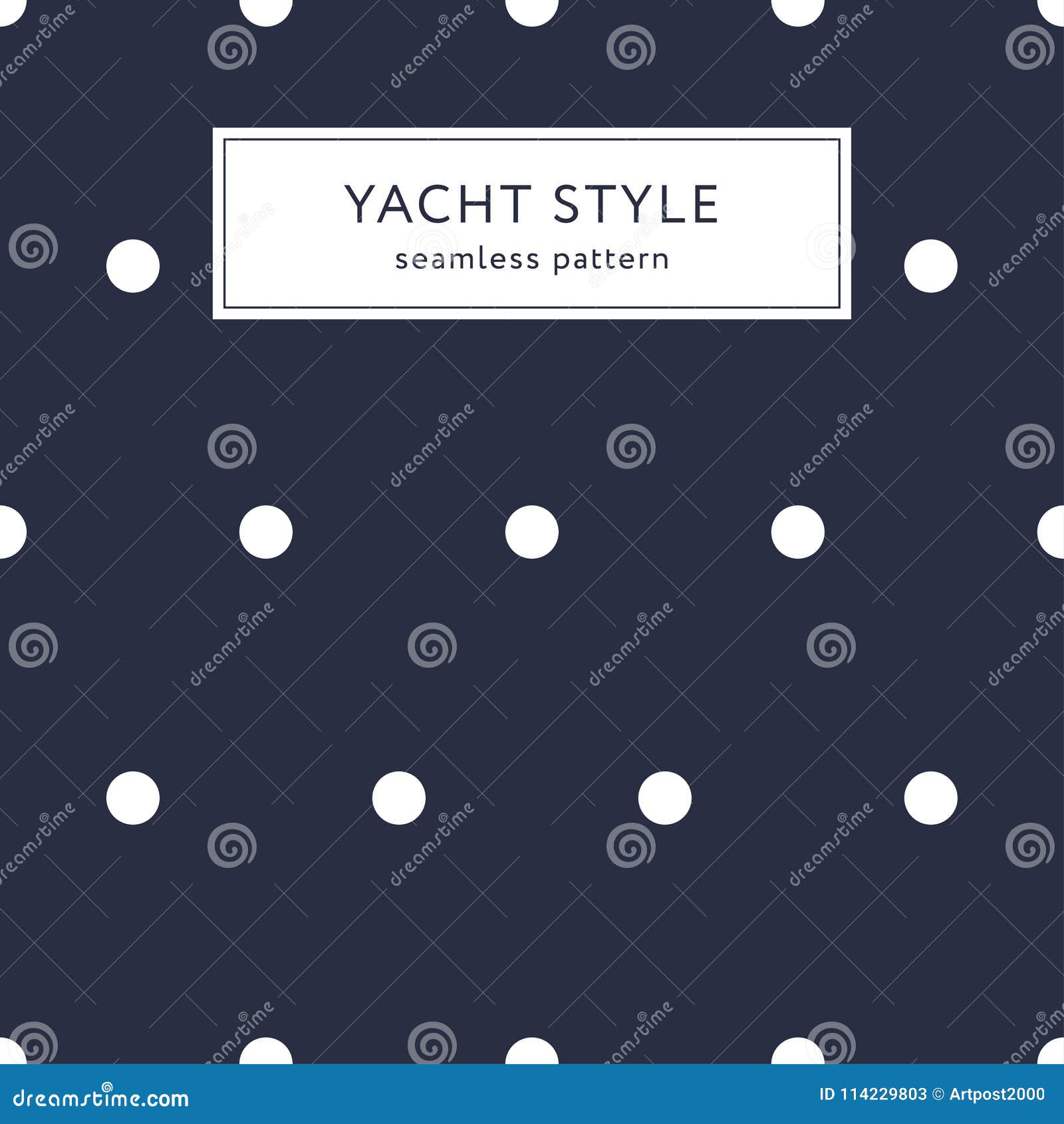 Navy Blue Polka Dot Pattern Stock Vector - Illustration of blue, modern ...