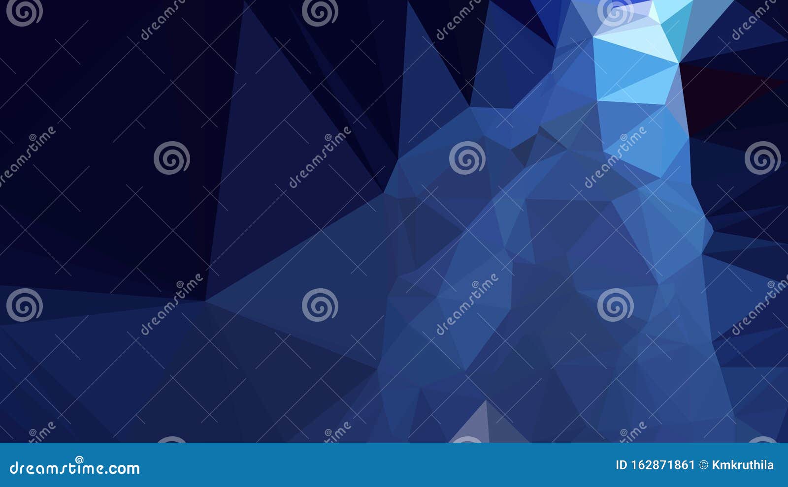 Navy Blue Polygon Pattern Abstract Background Vector Image Stock Vector ...