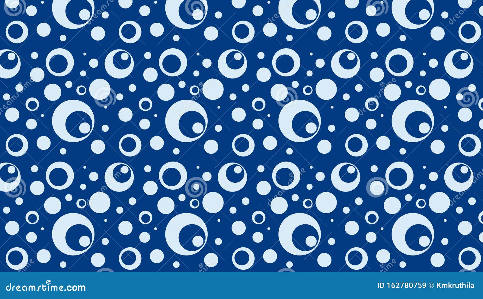 Navy Blue Seamless Circle Background Pattern Graphic Stock Vector - Illustration of circle ...