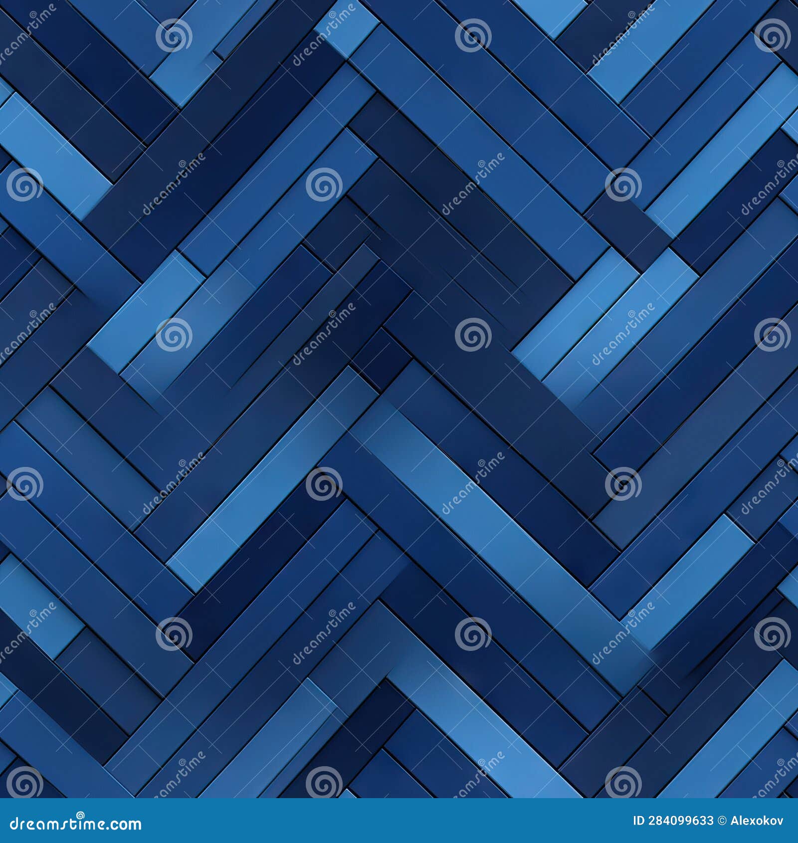 Navy Blue Textile Seamless Pattern AI Generated Stock Illustration ...