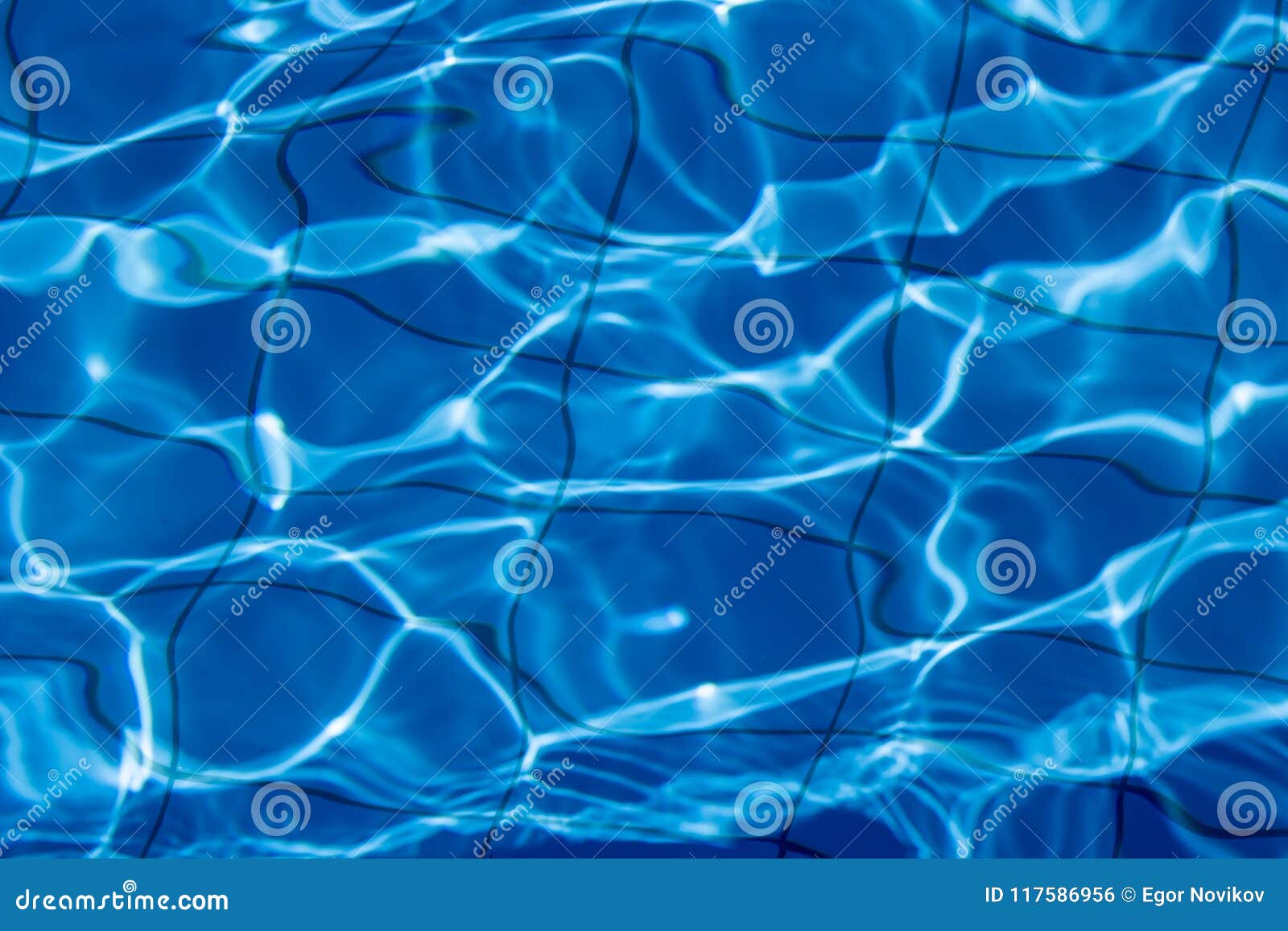 Navy Blue Water in Pool View from Above, Texture or Background Stock ...
