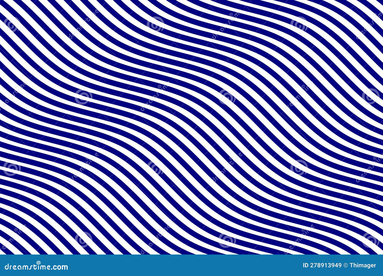 Navy Blue and White Dynamic Motion Wave Stripes Fabric Pattern ...
