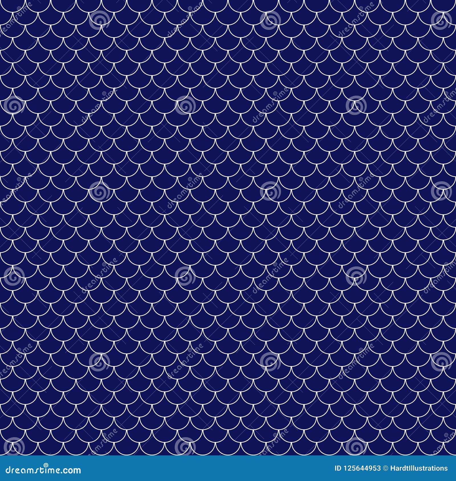 Fish Scales Seamless Pattern Stock Vector - Illustration of cute, scale ...