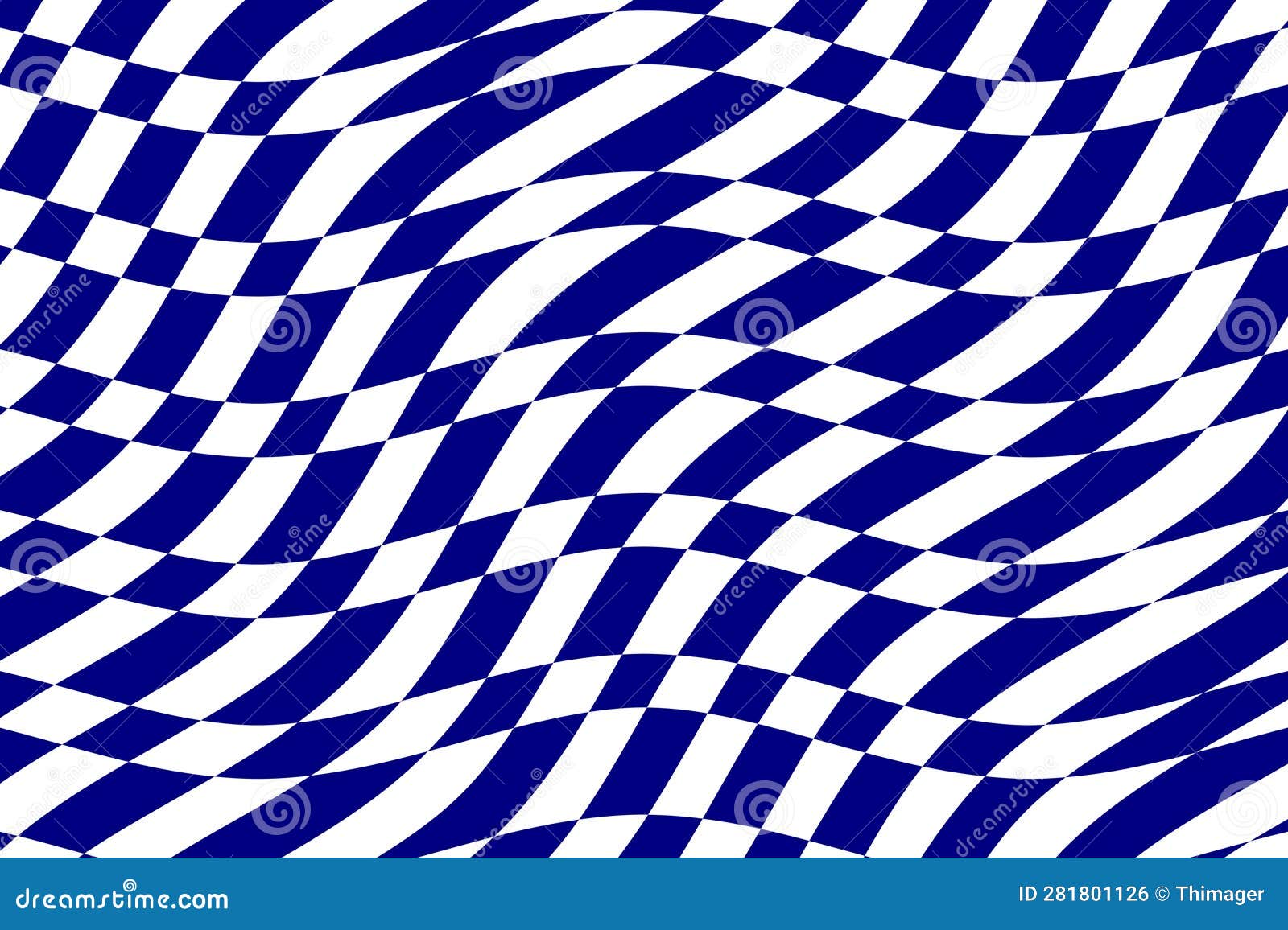 Navy Blue and White Wavy Checkered Flag Background Vector. Stock Vector ...