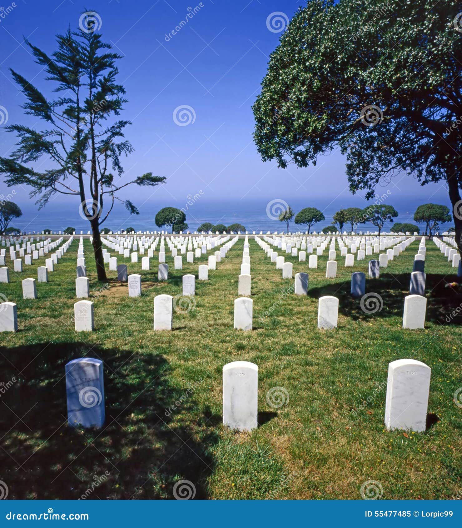 Navy Cemetery, San Diego editorial image. Image of cemetery - 55477485