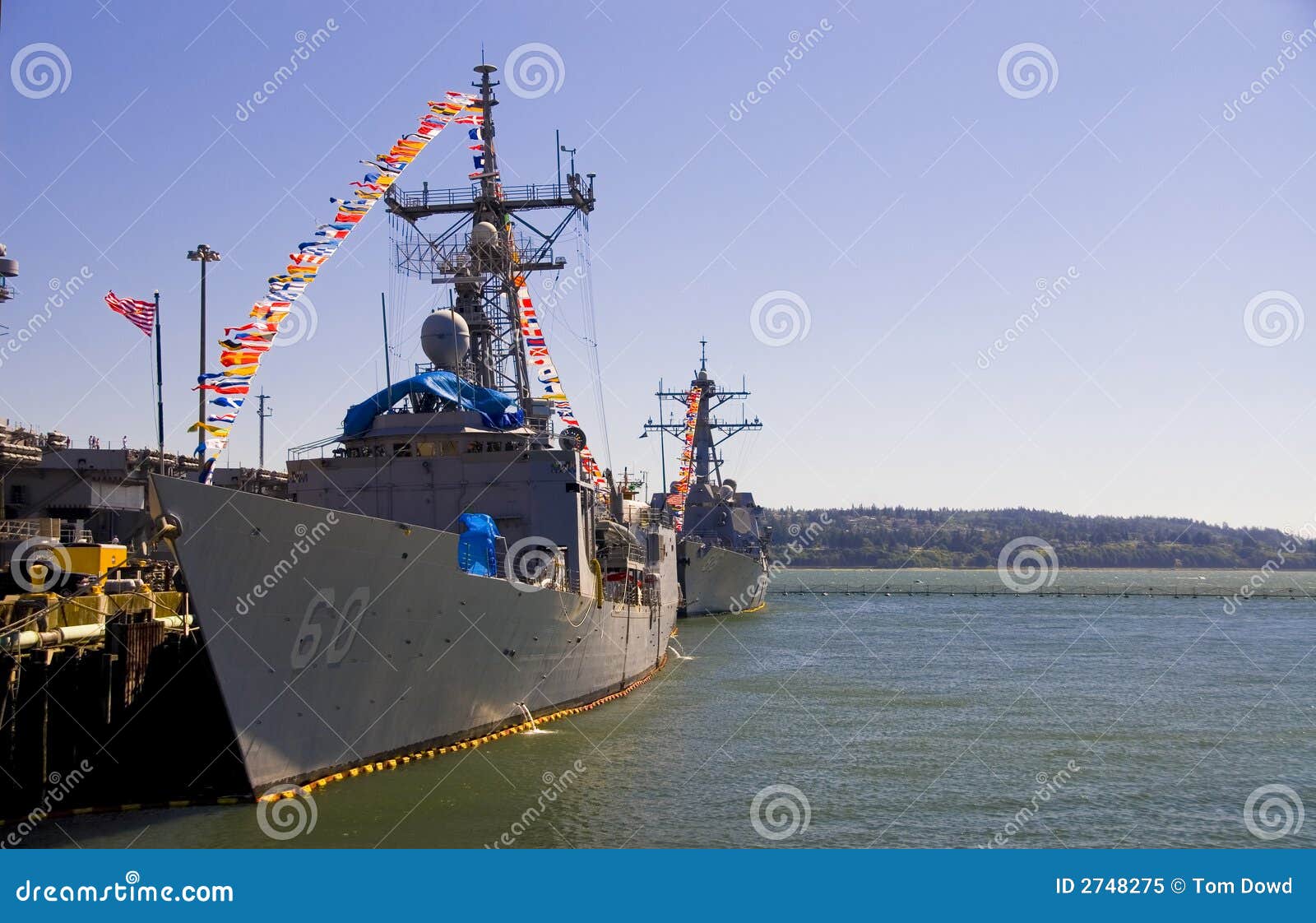 Navy Destroyer Battle Ships Stock Image - Image of docked, dock: 2748275