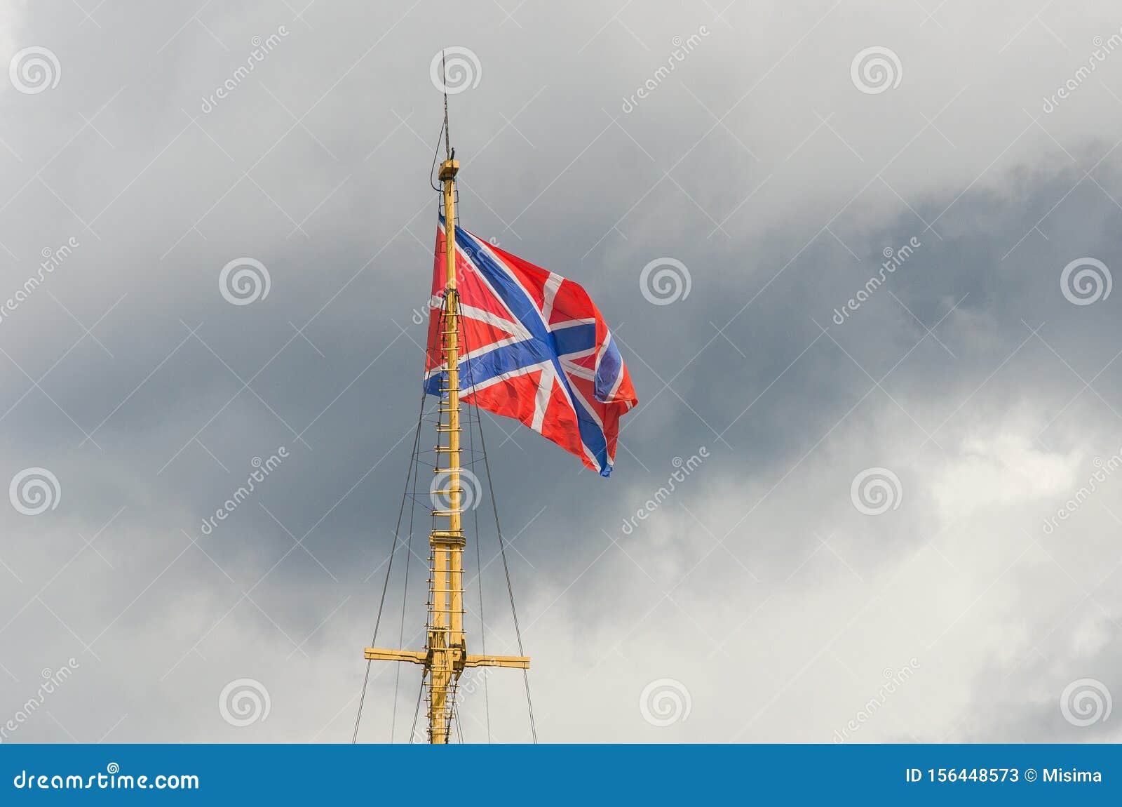 Navy flag of Russia stock image. Image of peter, maritime - 156448573