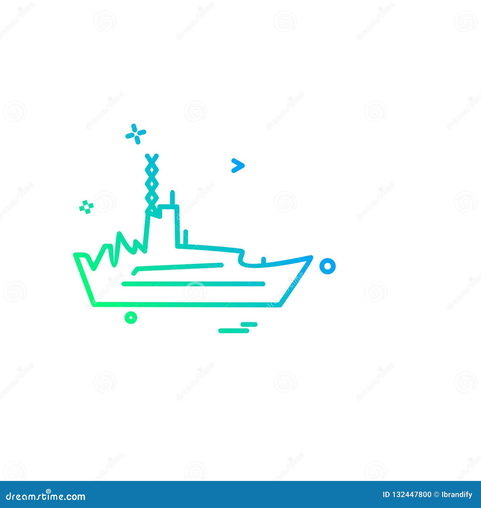 Navy icons design vector stock vector. Illustration of sailor - 132447800