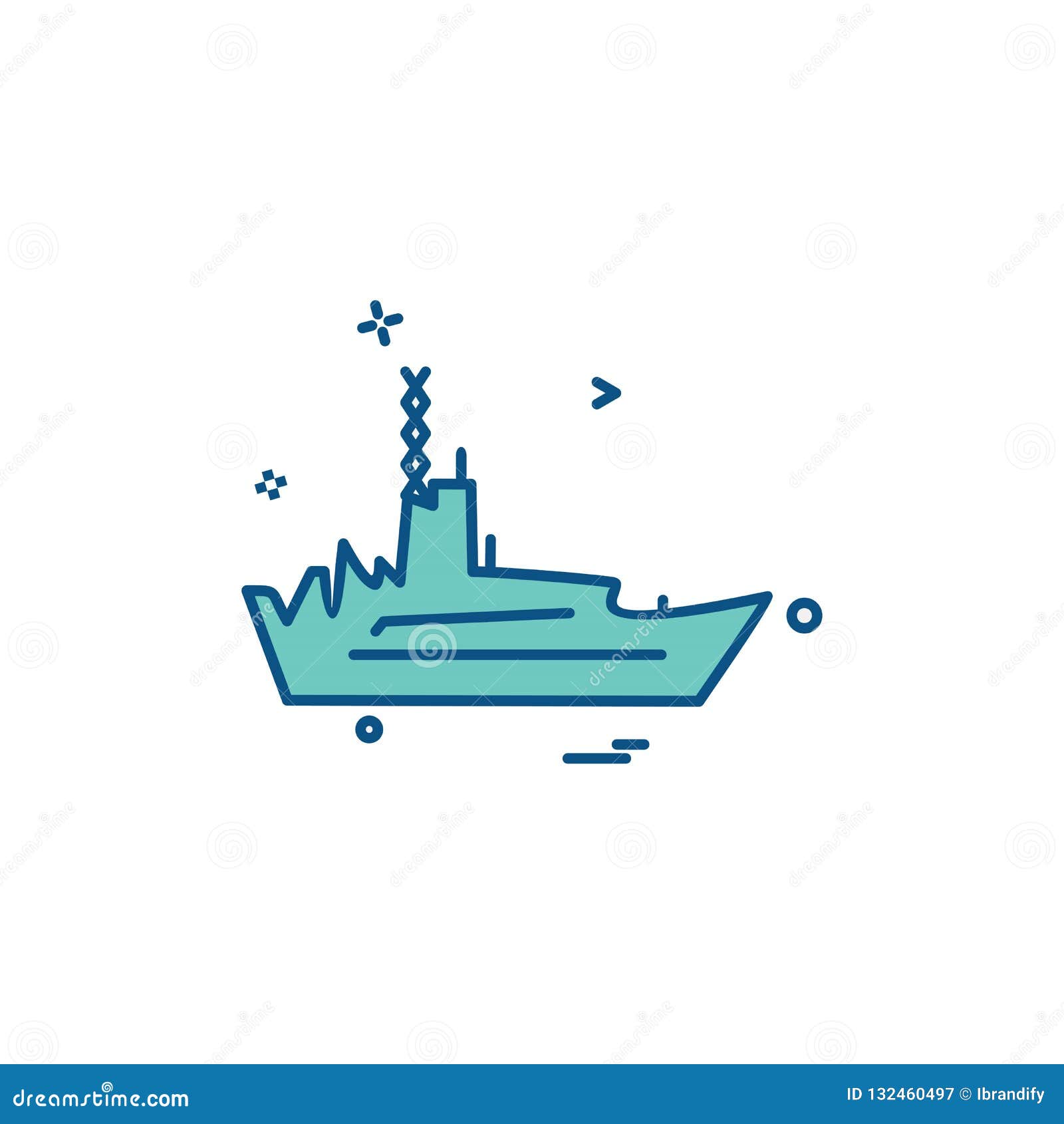 Navy icons design vector stock vector. Illustration of element - 132460497