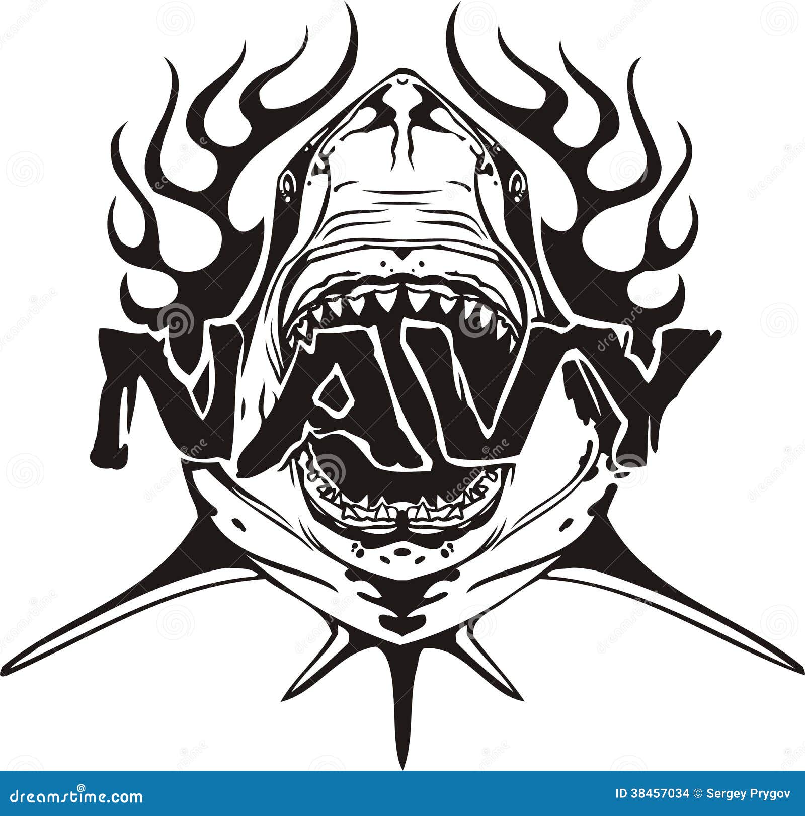 NAVY Military Design - Vector Illustration. Stock Vector - Illustration ...