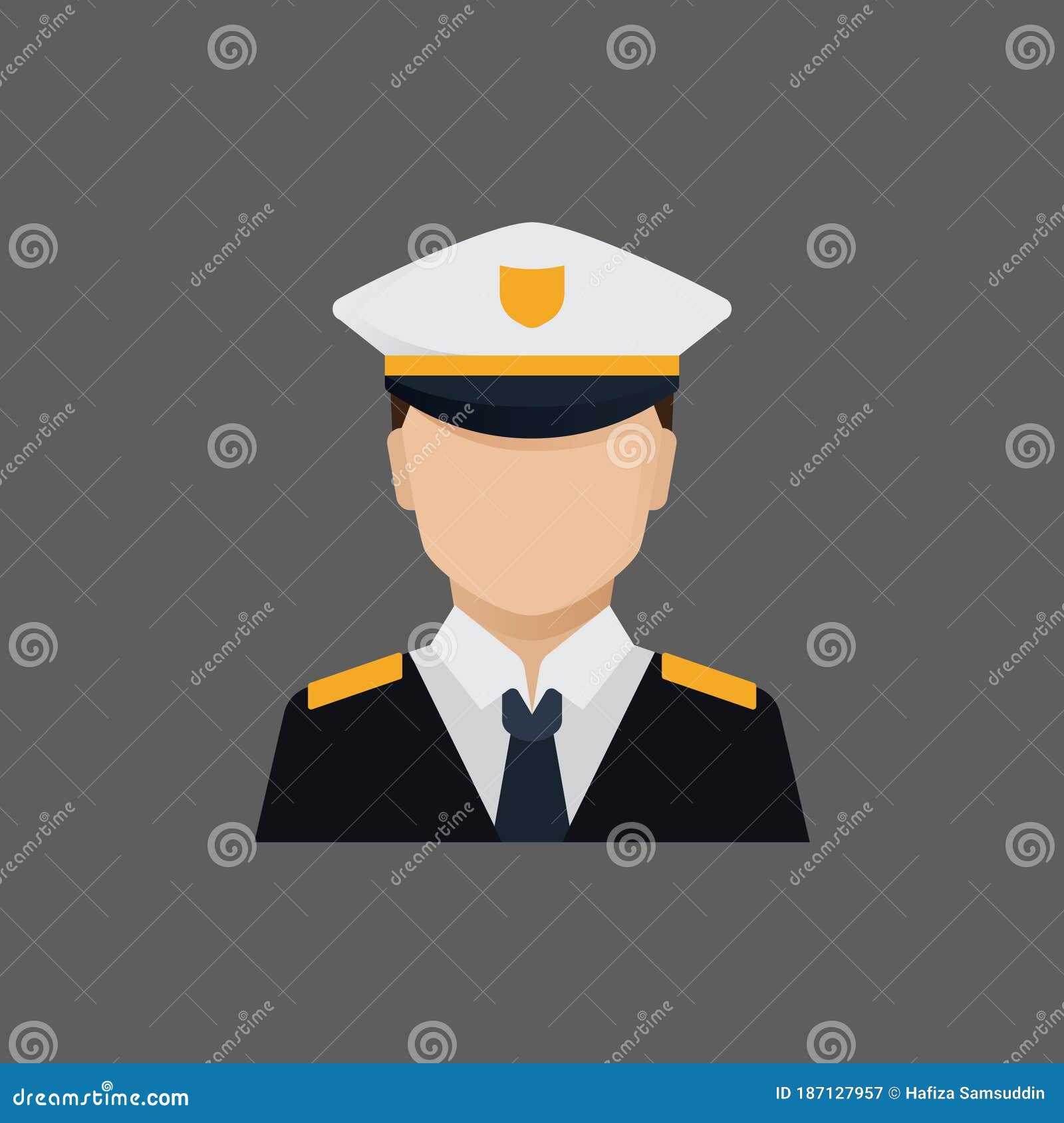 Navy Officer Cartoon Vector | CartoonDealer.com #49276933