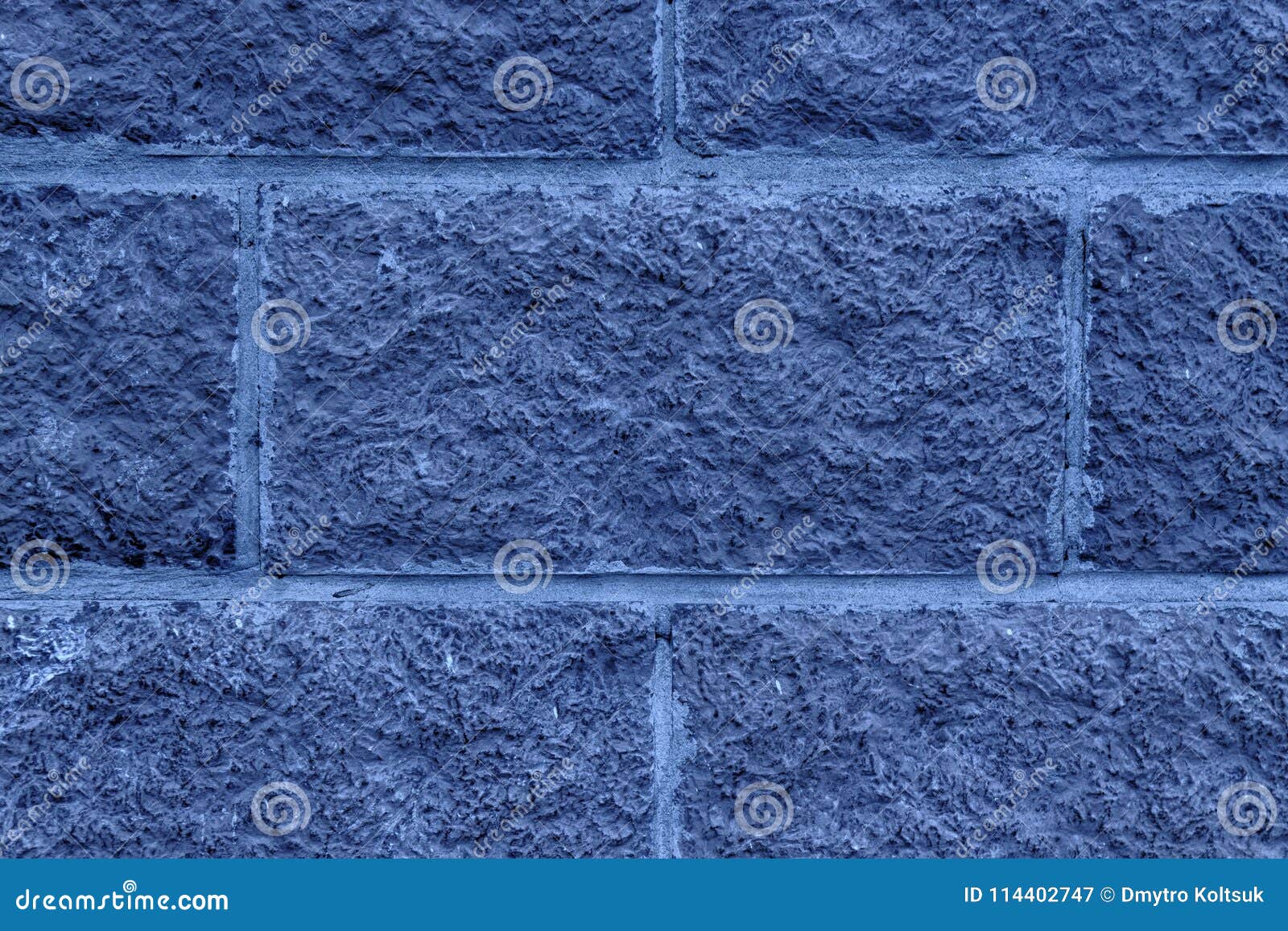 Navy Peony Abstract Background Of Tile Brick Wall. Texture Surface Of ...