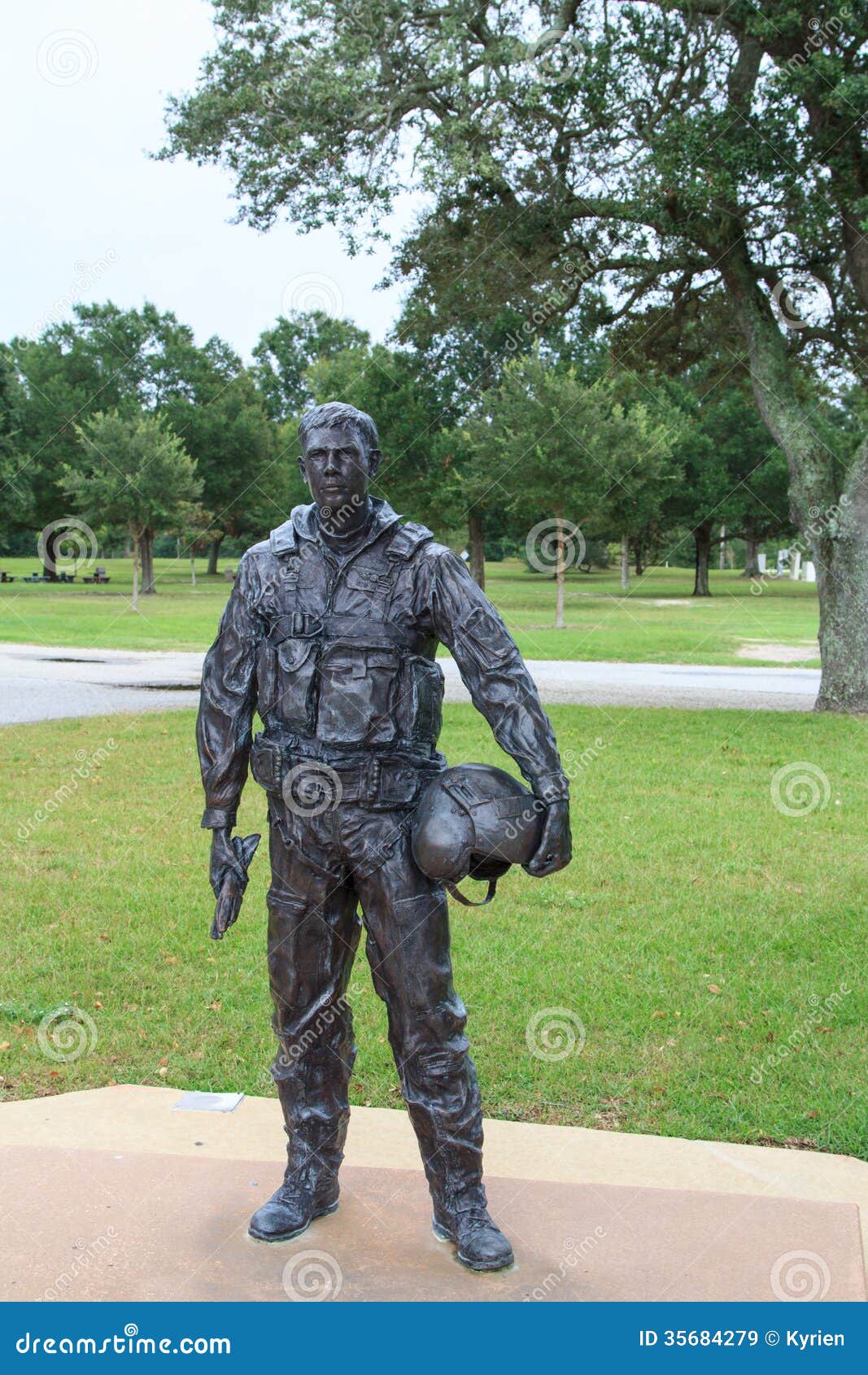 Navy pilot statue stock image. Image of plane, aviation - 35684279