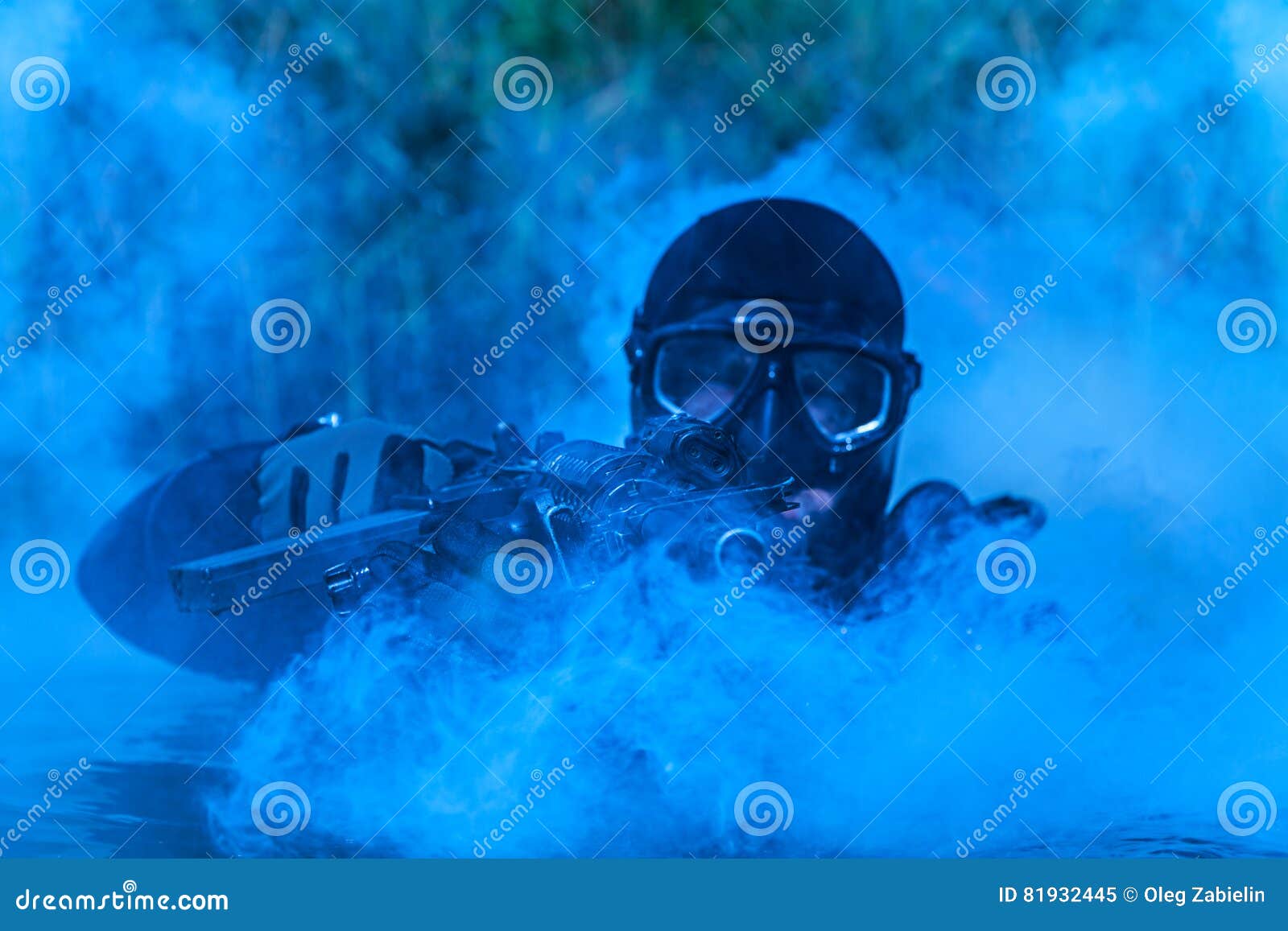 Navy SEAL frogman stock image. Image of frogman, diver - 81932445