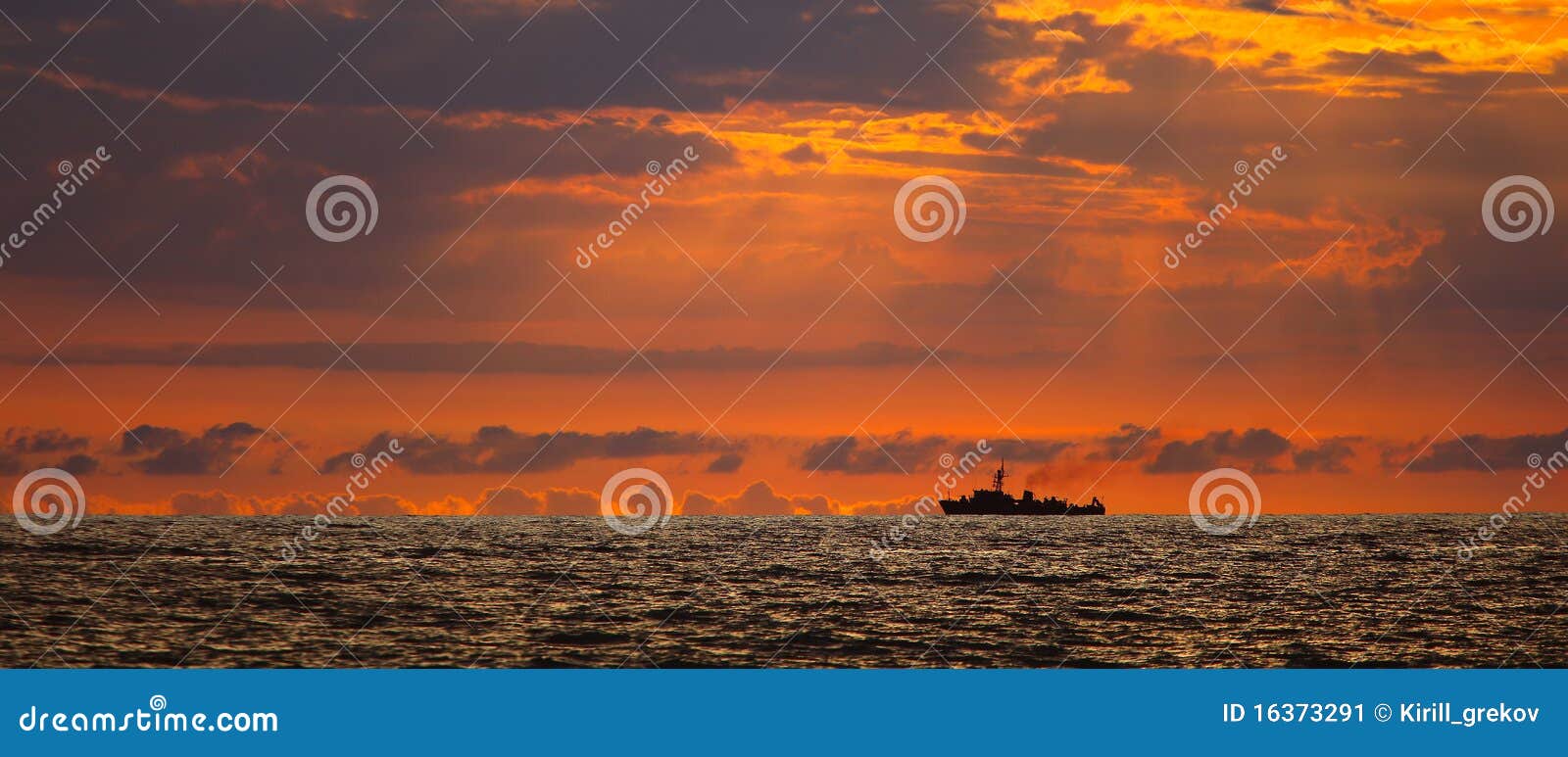 Navy ship on sunset stock image. Image of guns, battle - 16373291
