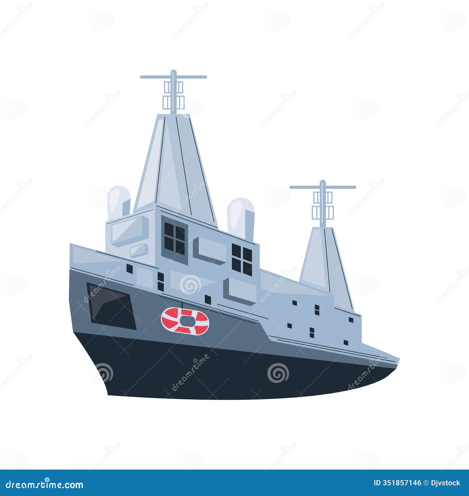 Navy ship transport stock illustration. Illustration of ship - 351857146